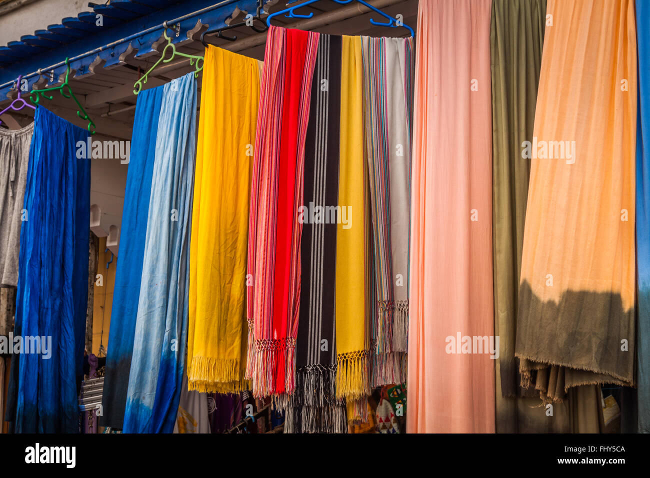 Old Medina souk Fez, artisan shop of colorful moroccan leather, Fez ...