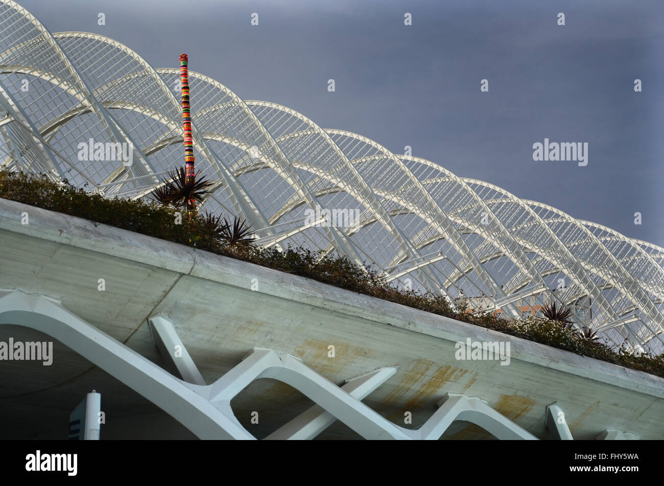 Umbracle arches hi-res stock photography and images - Alamy
