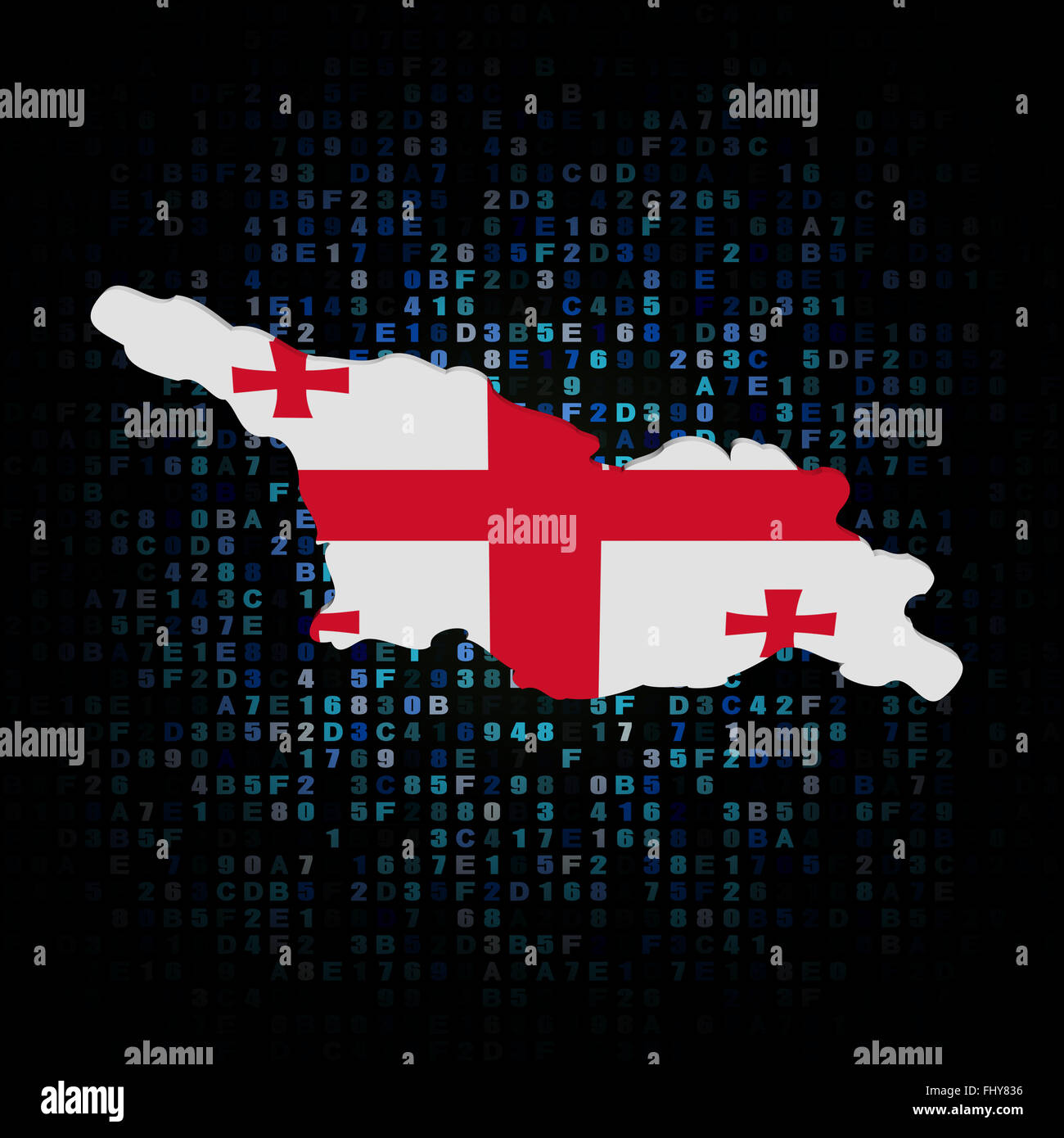 Georgia map hi-res stock photography and images - Alamy