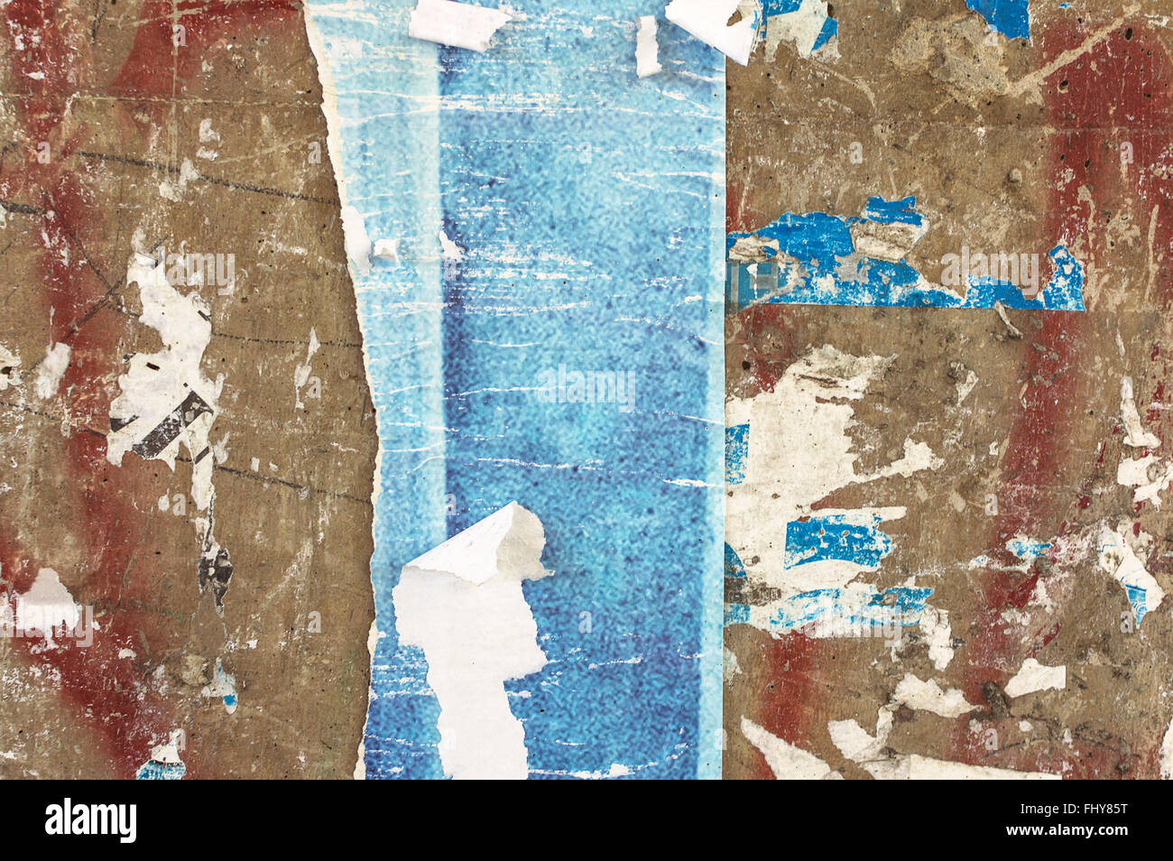 Torn posters grunge textures and backgrounds Stock Photo - Alamy