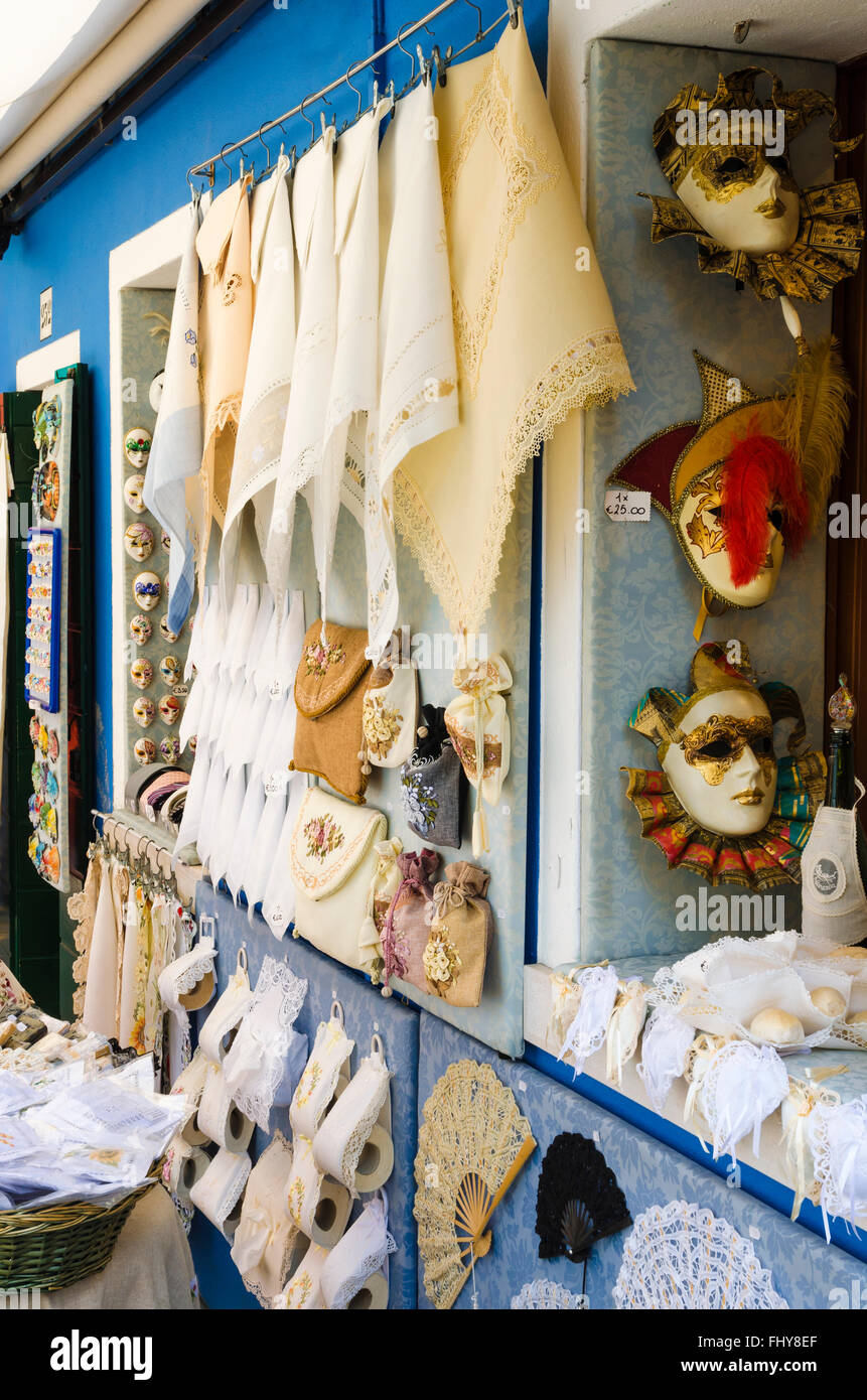 Original burano lace hi-res stock photography and images - Alamy