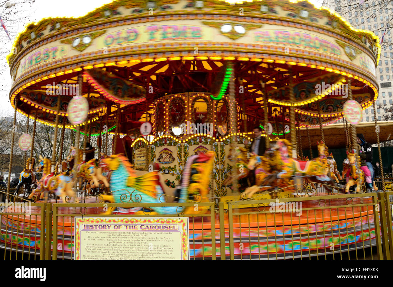 Carousel ride south bank london hi-res stock photography and images - Alamy