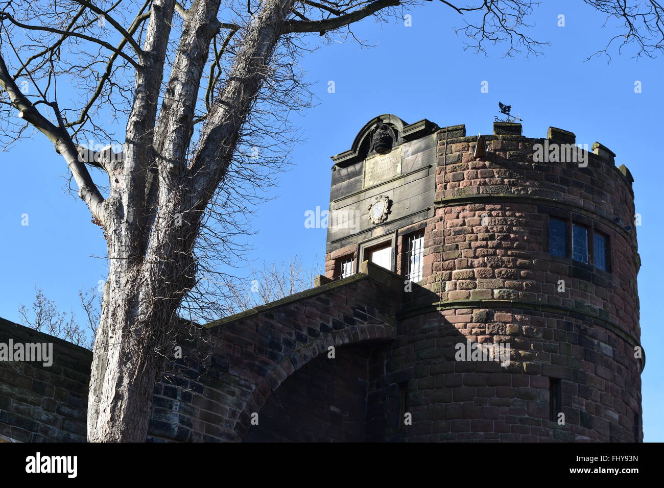 King Charles Tower, Chester Stock Photo - Alamy