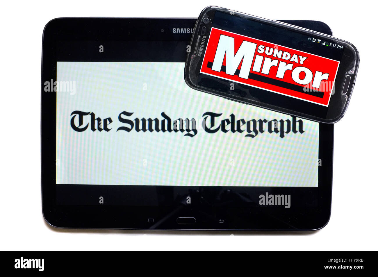 Sunday telegraph logo hi-res stock photography and images - Alamy