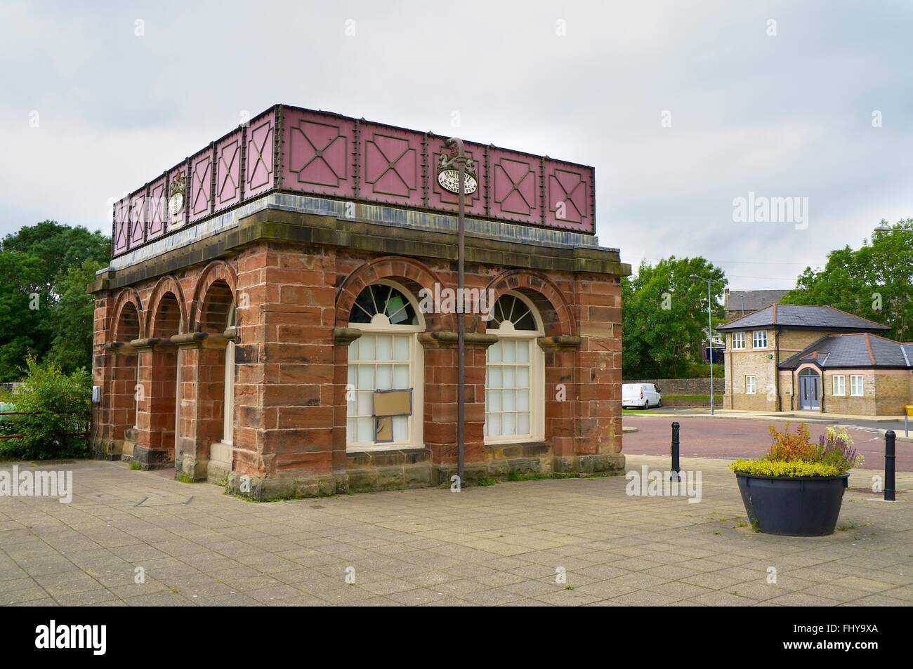 Haltwhistle Railway Station. Water Tank Building. Haltwhistle, Tyne ...