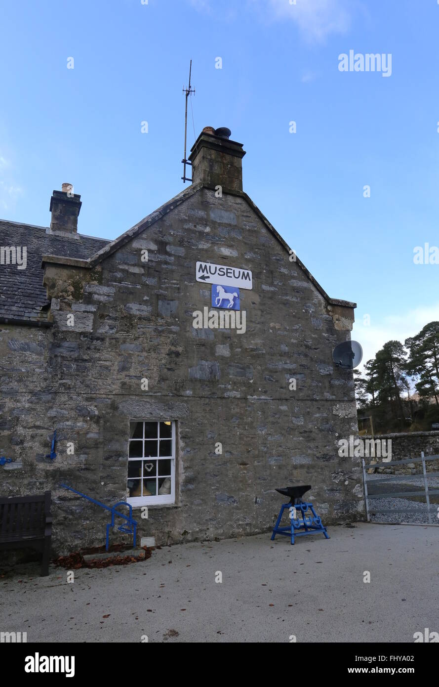 Atholl Country Life Museum Blair Atholl Scotland February 2016 Stock ...