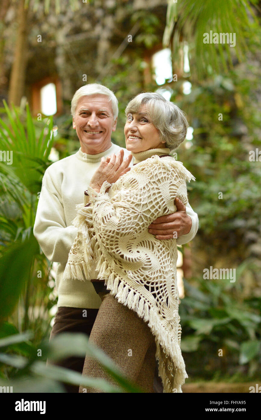 Loving elder couple hi-res stock photography and images - Alamy