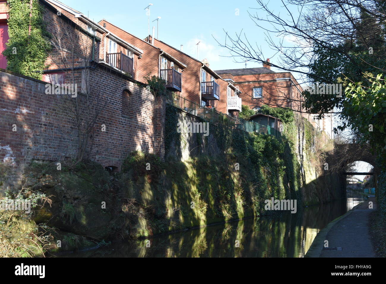 Chester Canal, Chester, Cheshire Stock Photo - Alamy