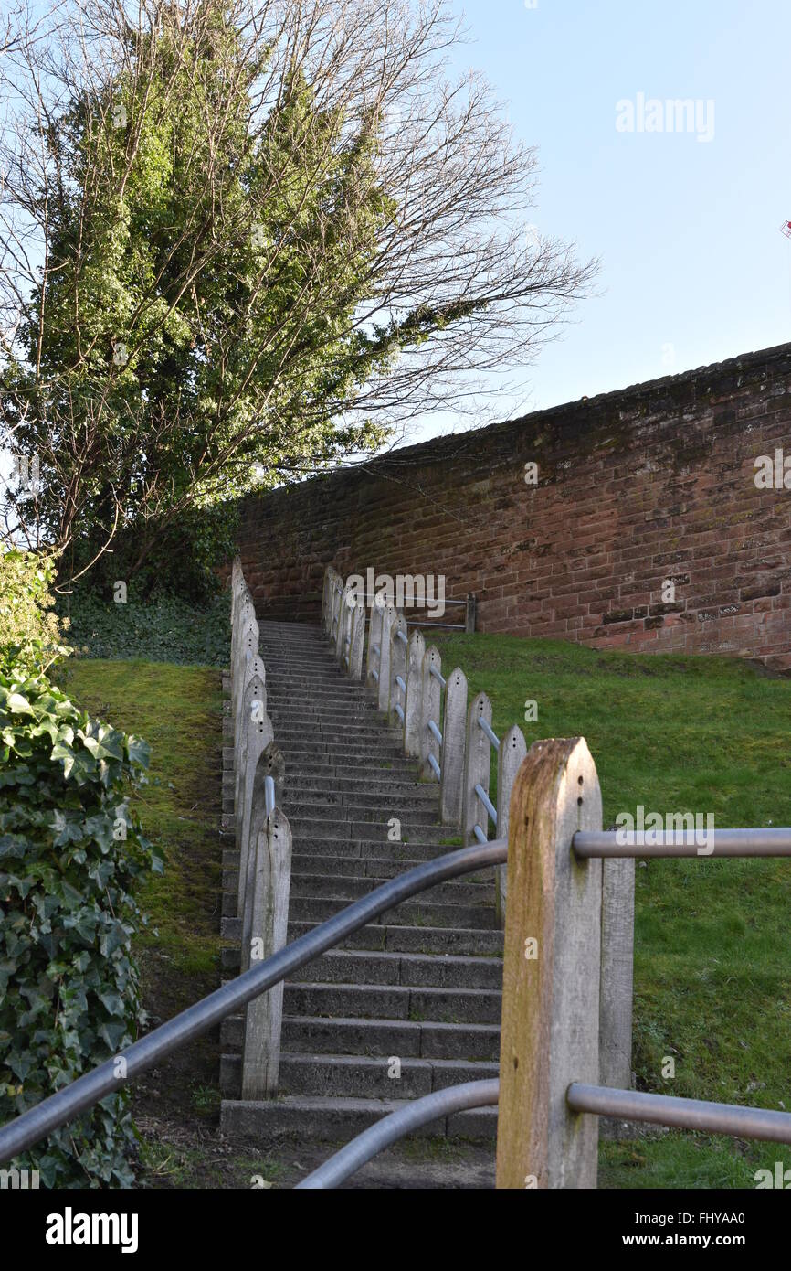 Chester roman walls hi-res stock photography and images - Alamy