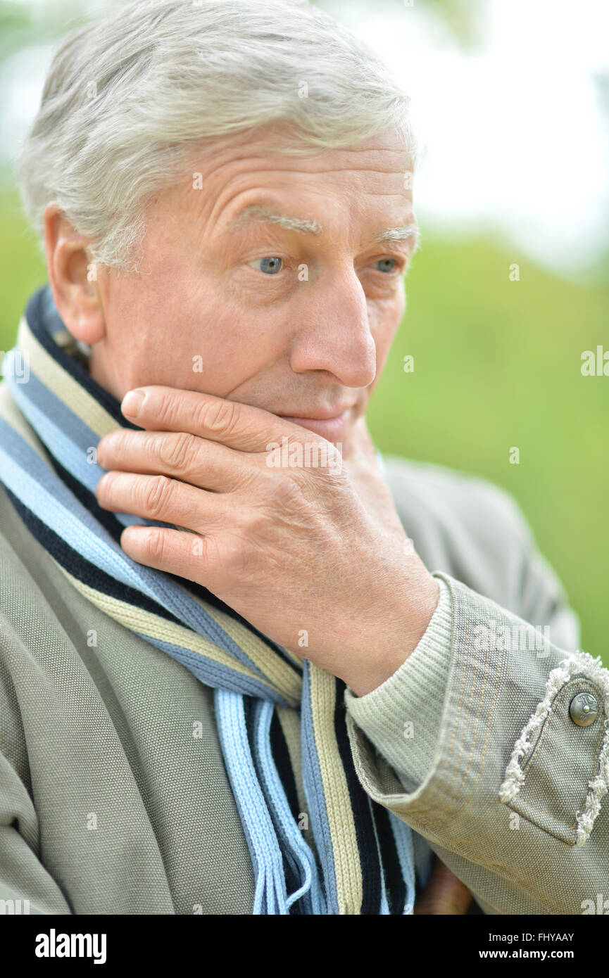 Portrait of senior man Stock Photo - Alamy