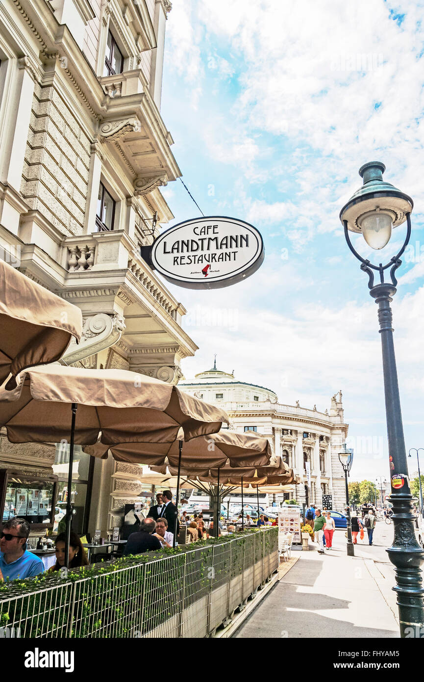 Austria vienna coffee landtmann hi-res stock photography and images - Alamy