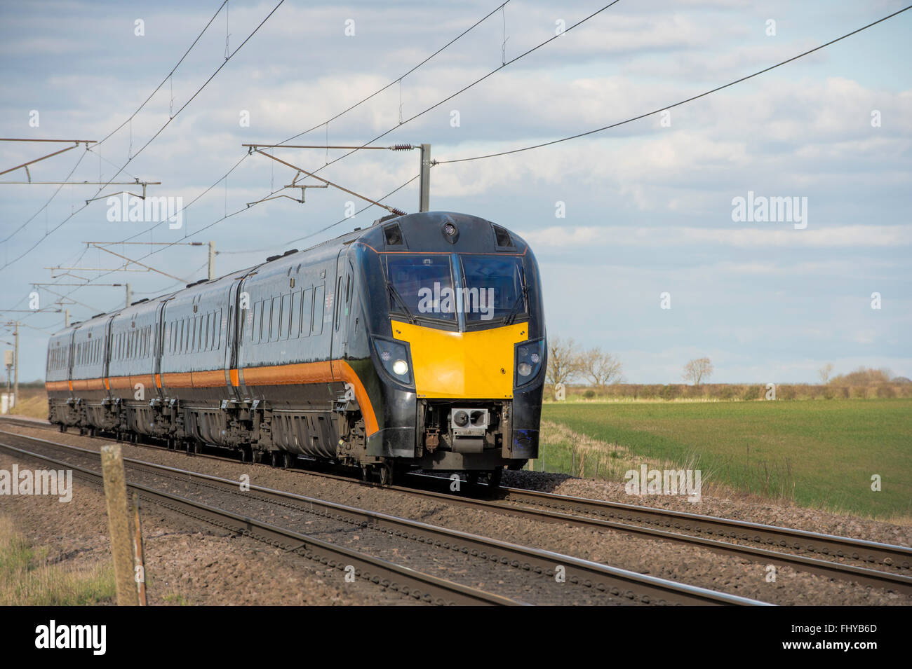 Class 180 on the "East Coast Mainline Stock Photo - Alamy