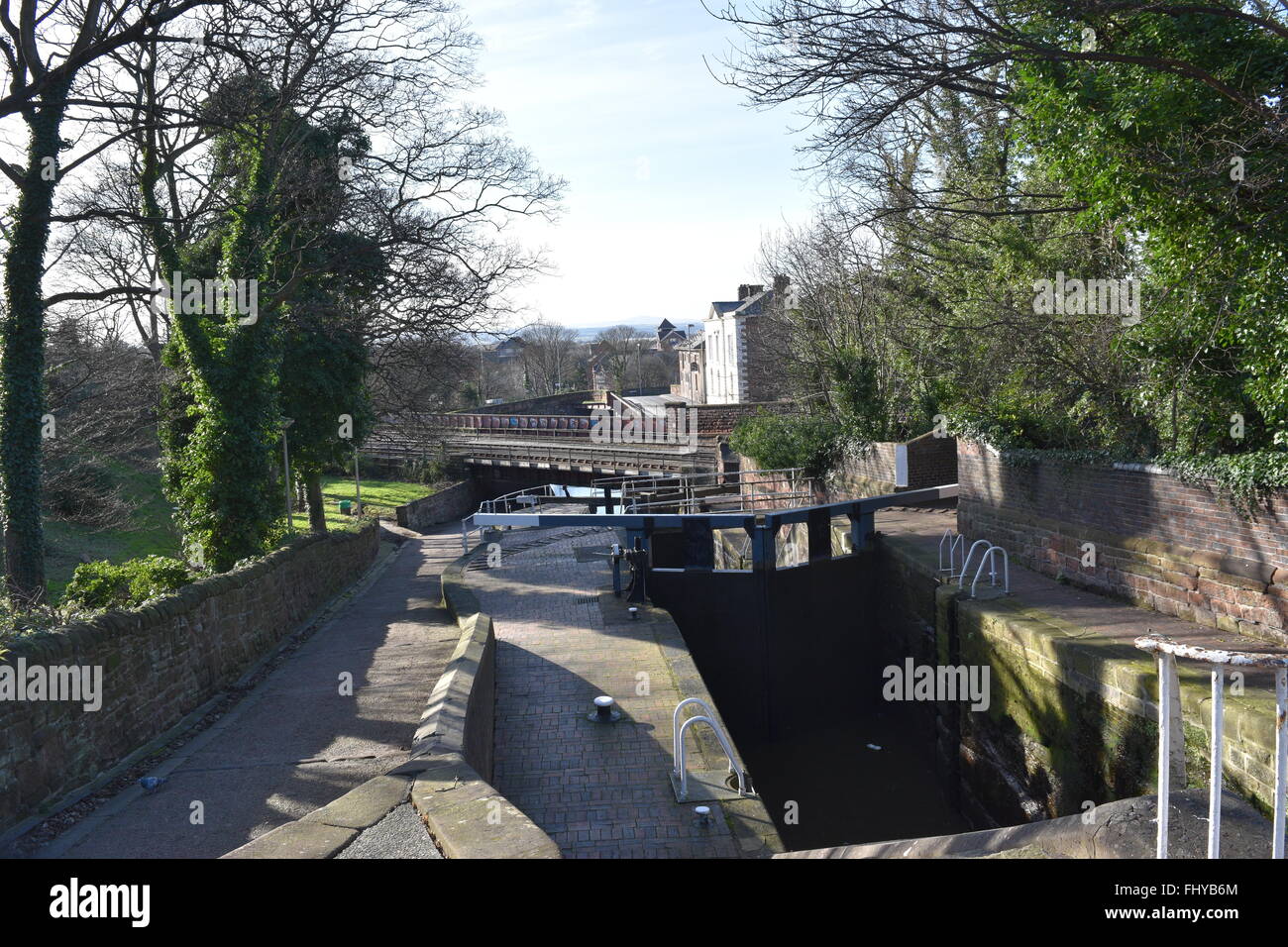 Northgate Lock on the Chester Canal Stock Photo - Alamy