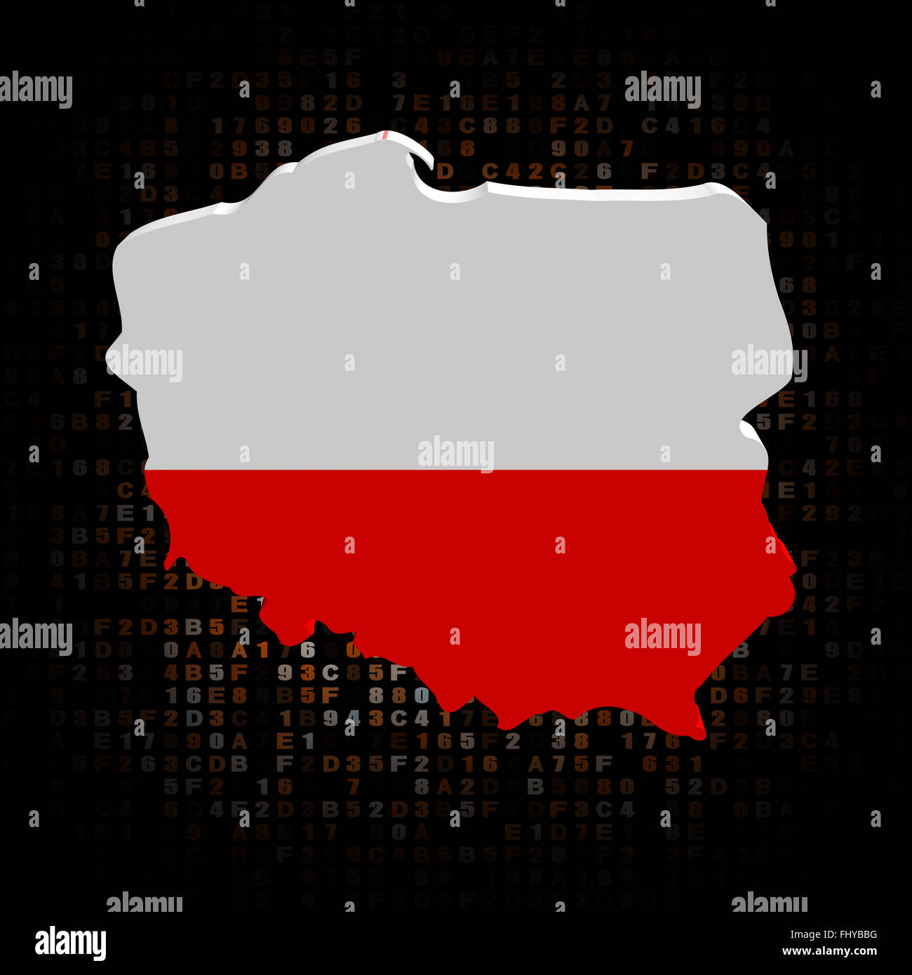 Poland map hi-res stock photography and images - Alamy