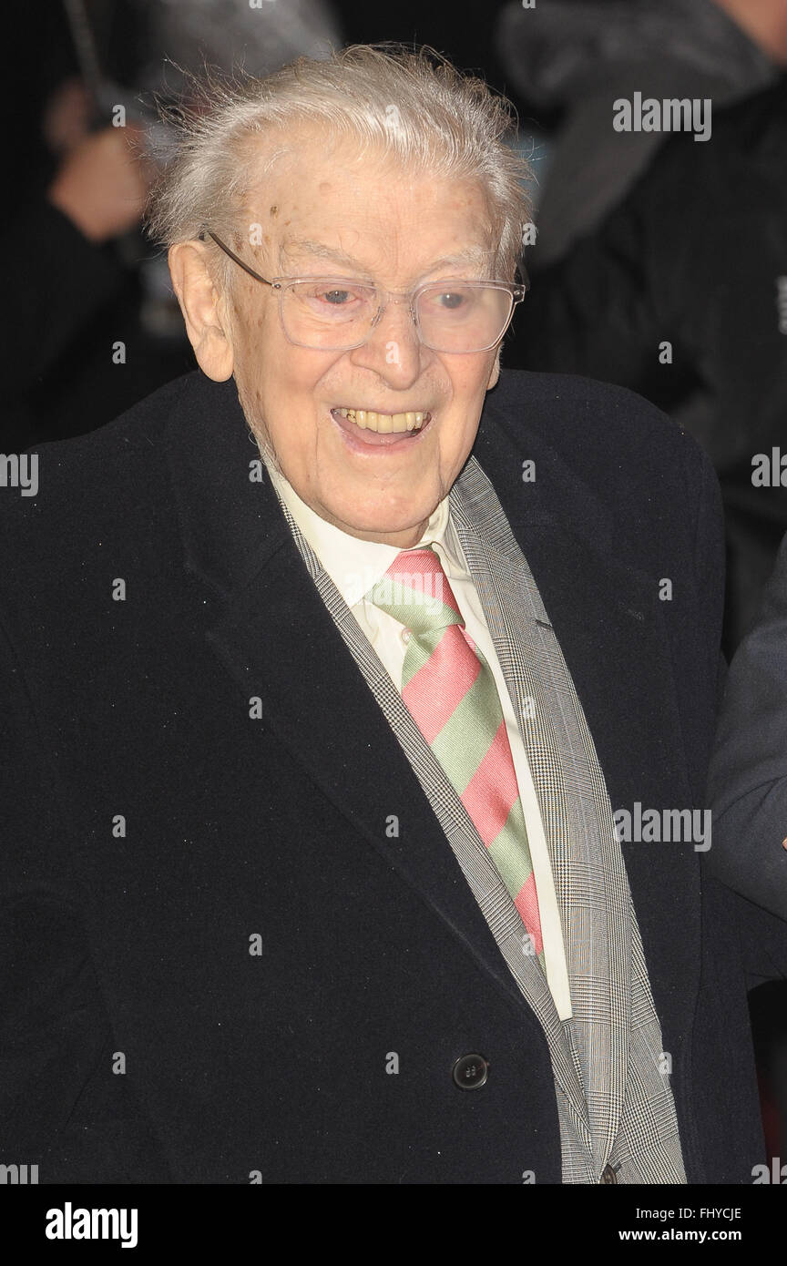 Dad's Army film premiere held at Odeon Featuring: Jimmy Perry Where ...