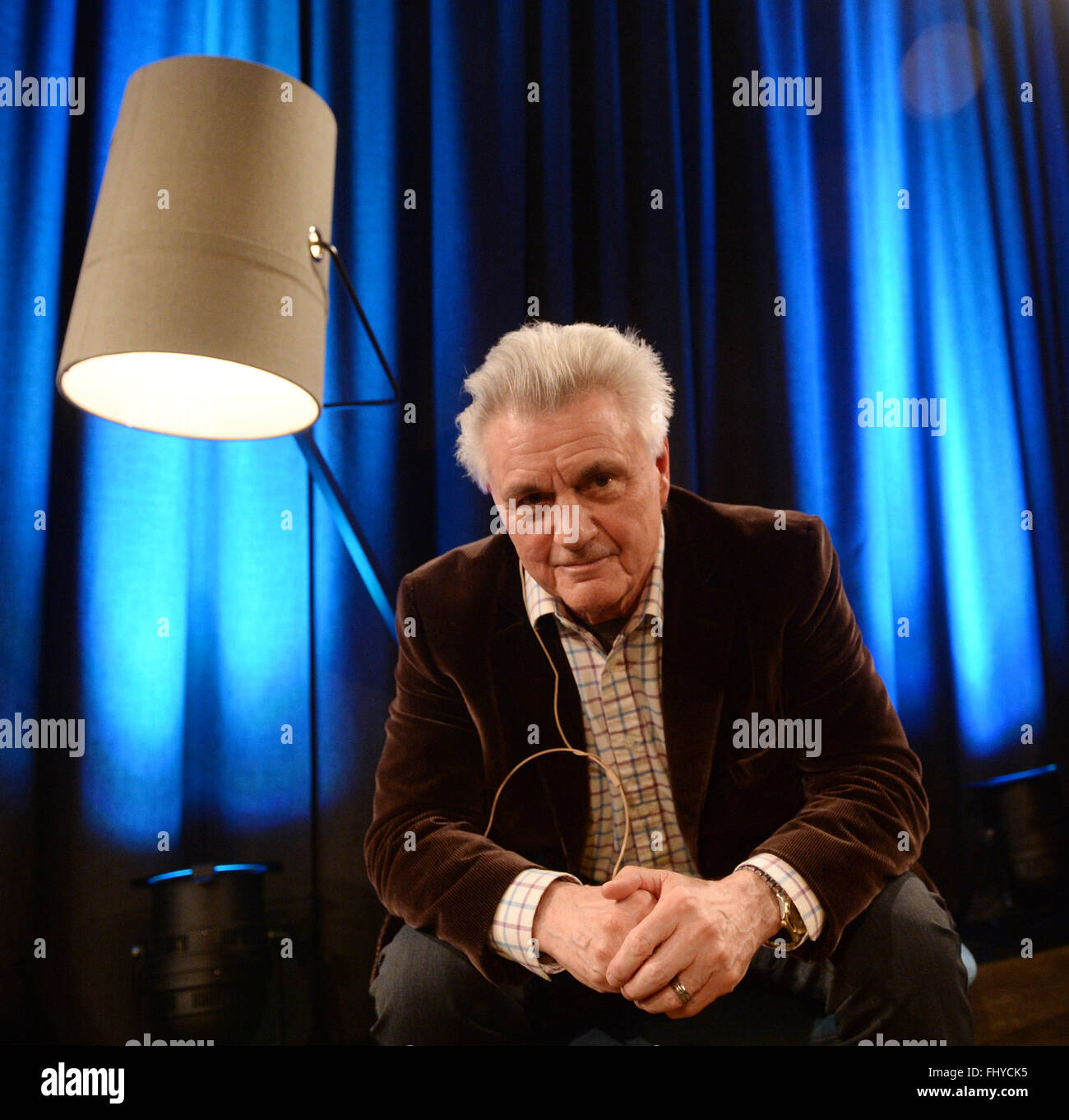 John Irving attends a lecture at Litteraturhuset in Fredrikstad, Norway ...