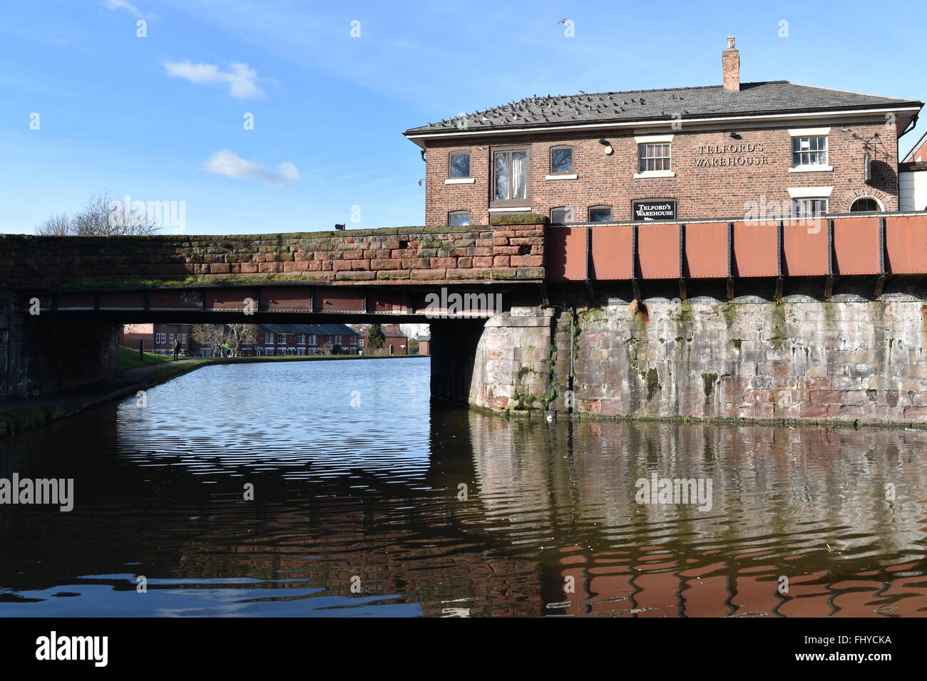 Bridge over the Chester Canal Stock Photo - Alamy