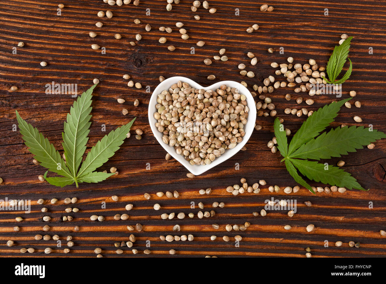 Hemp seeds top view hi-res stock photography and images - Alamy