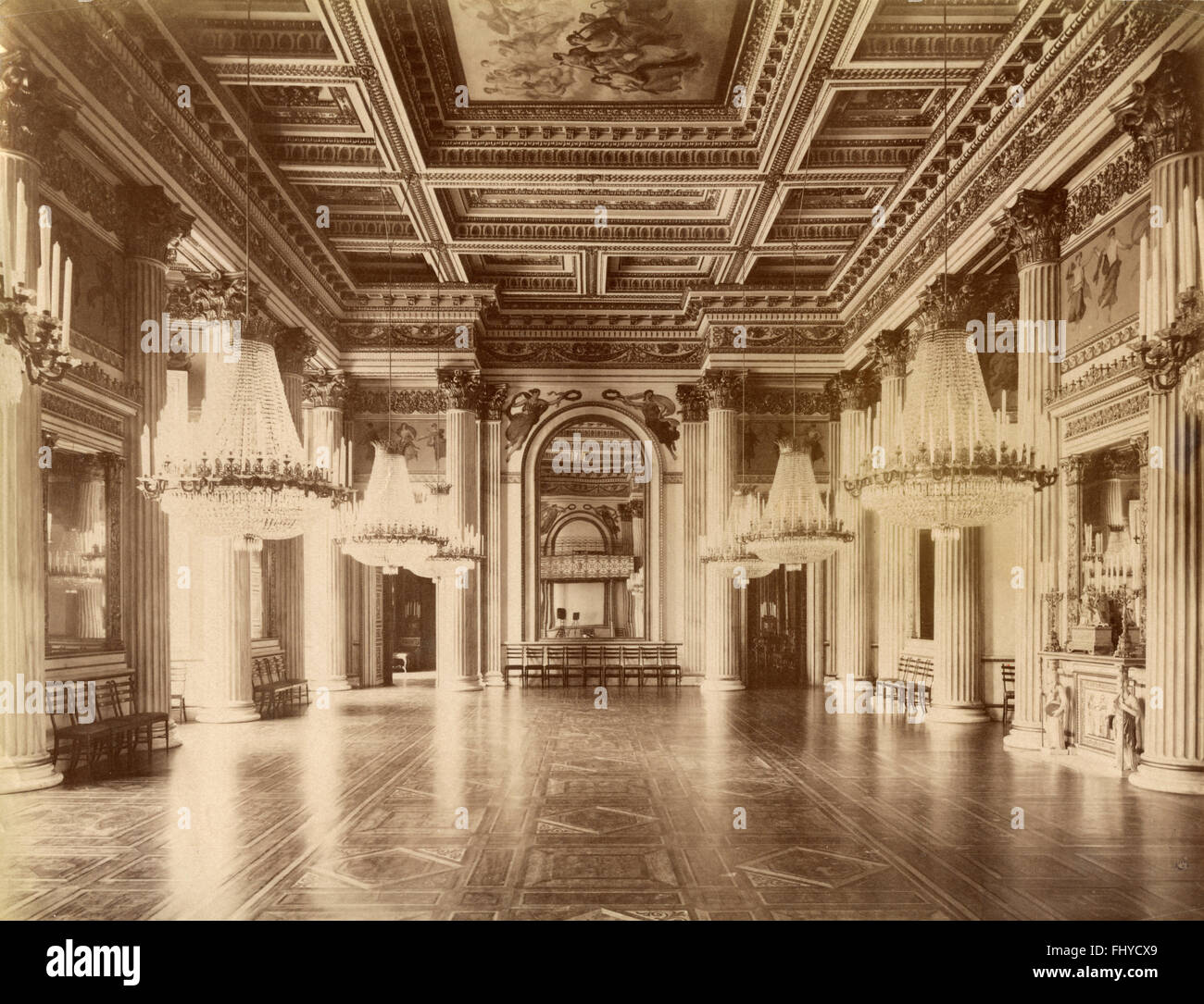 Ballroom, Royal Palace, Turin, Italy Stock Photo - Alamy