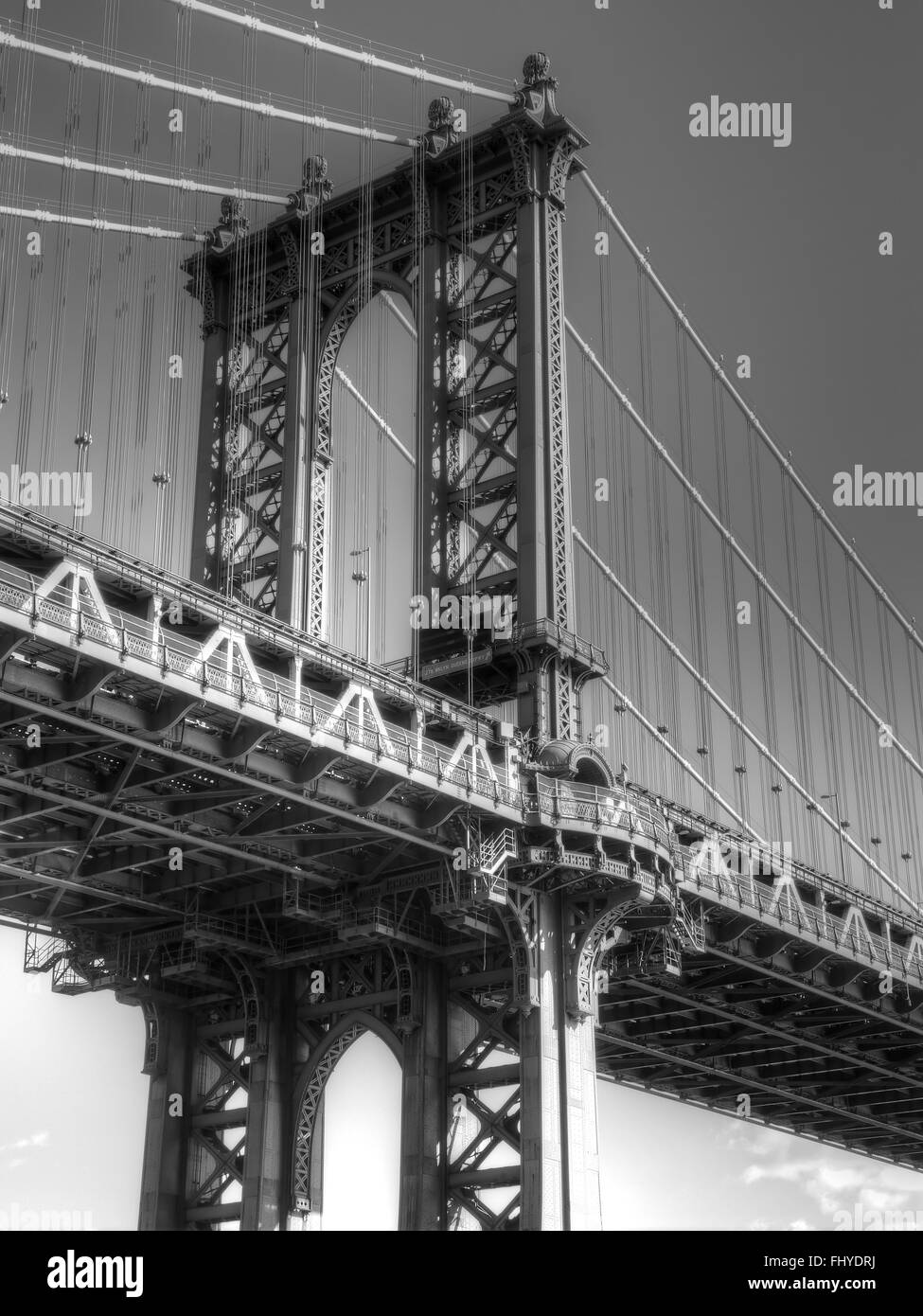 Bridge side angle view Black and White Stock Photos & Images - Alamy