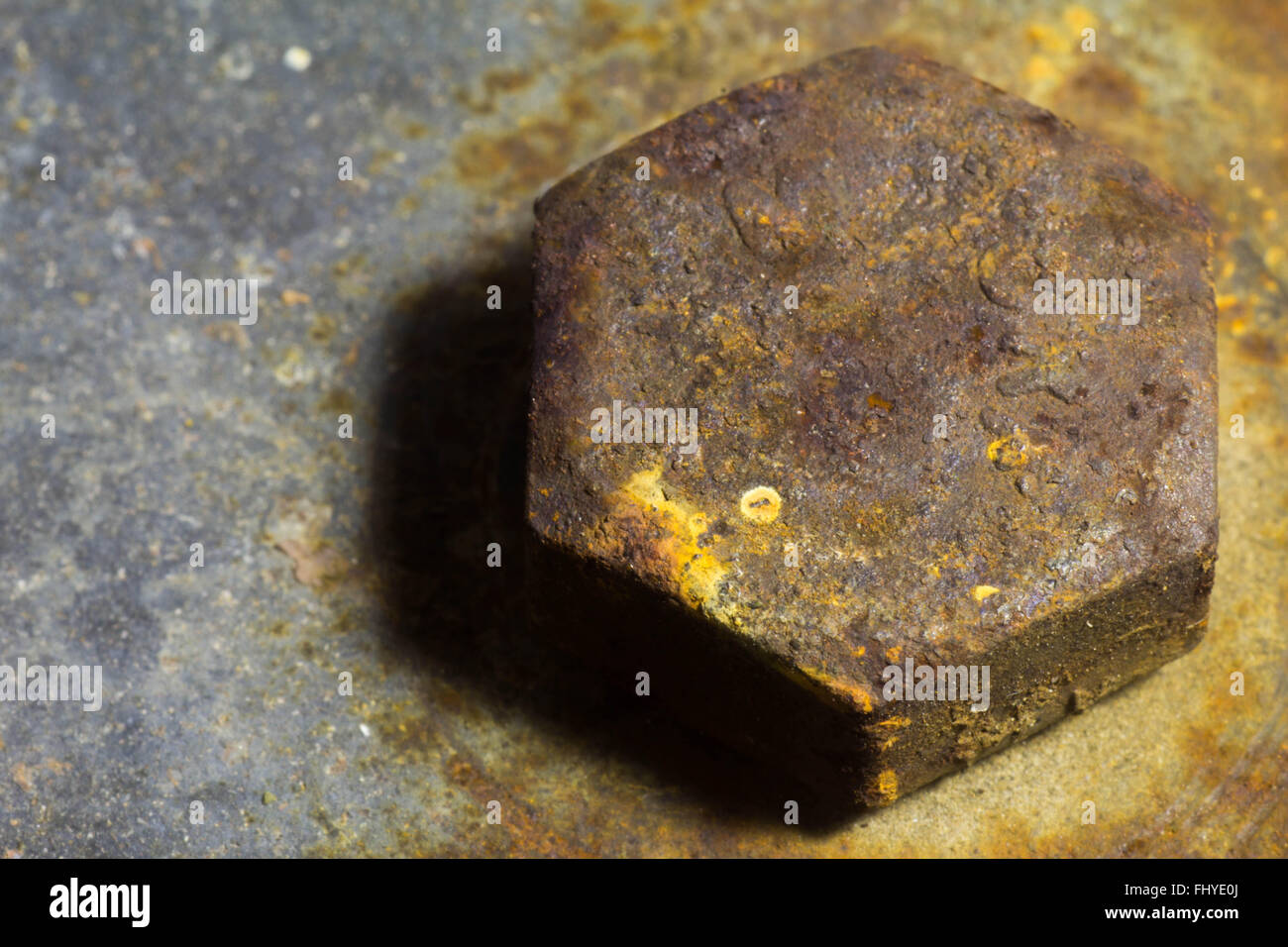 Rusty Bolt Head Stock Photo - Alamy