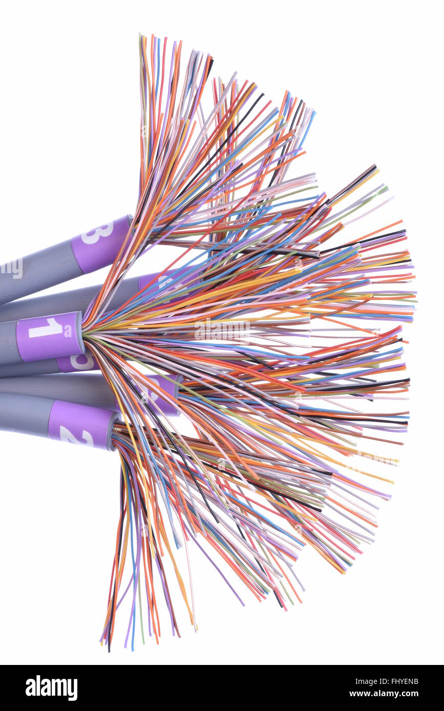 Data cable stripped hi-res stock photography and images - Alamy