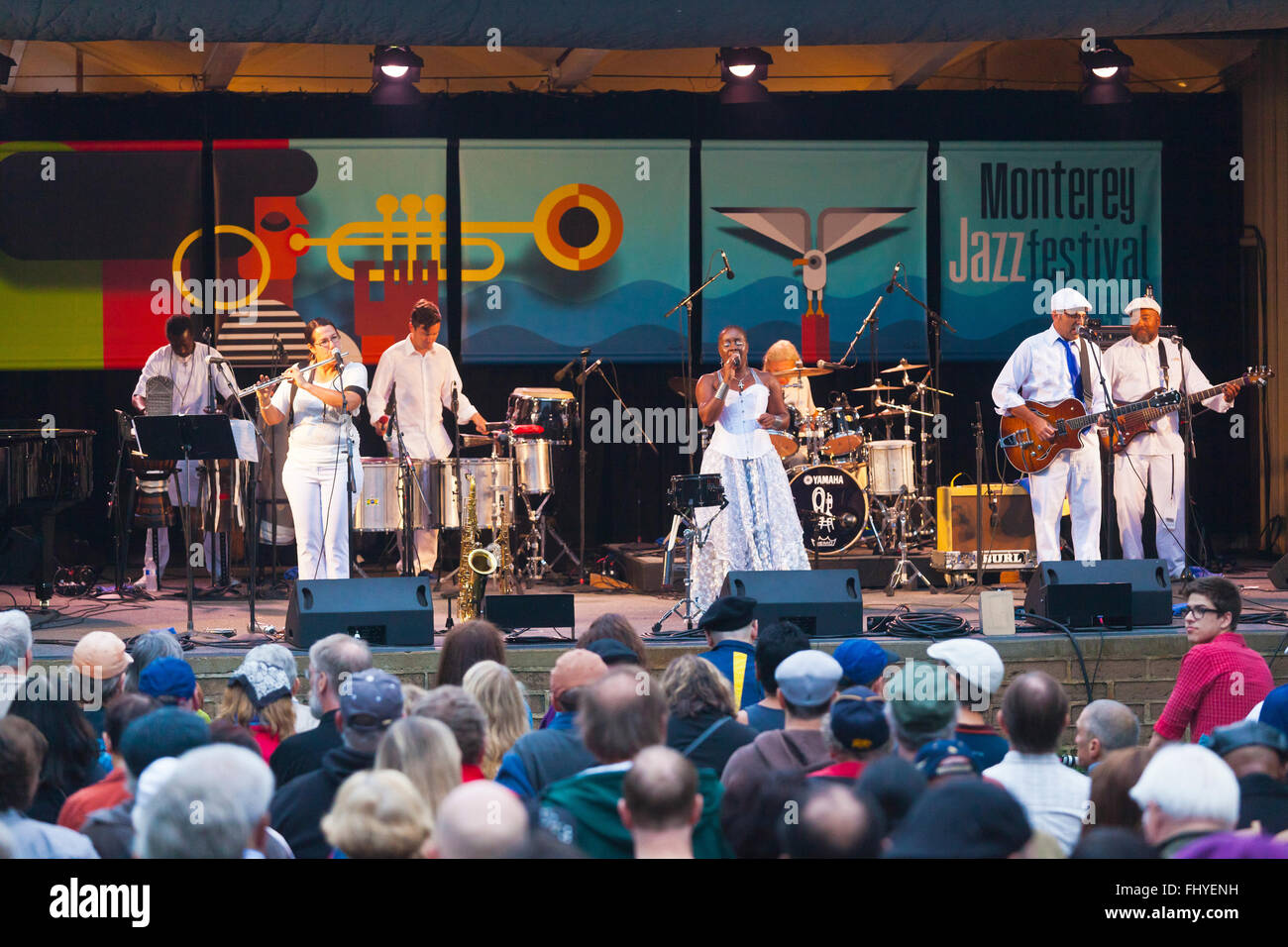 DANDA DA HORA sings with SAMBADA on the Garden Stage of the MONTEREY ...