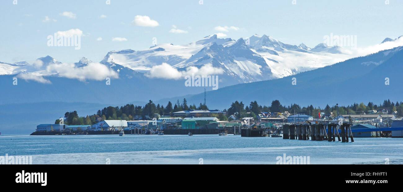 The small fishing community of Petersburg, Alaska Stock Photo - Alamy