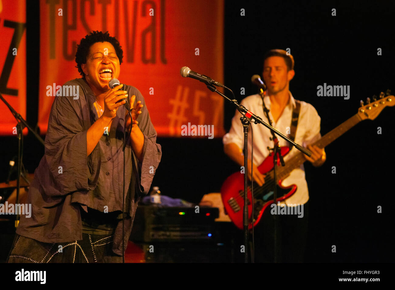 LISA FISCHER and JC MAILLARD with GRAND BATON in the Night Club at the ...