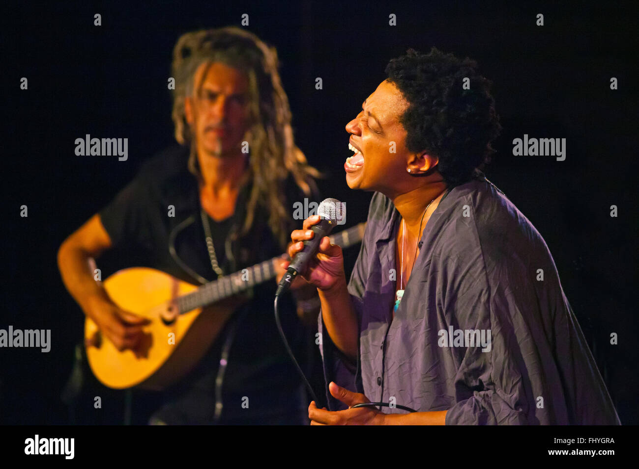 LISA FISCHER and JC MAILLARD with GRAND BATON in the Night Club at the ...