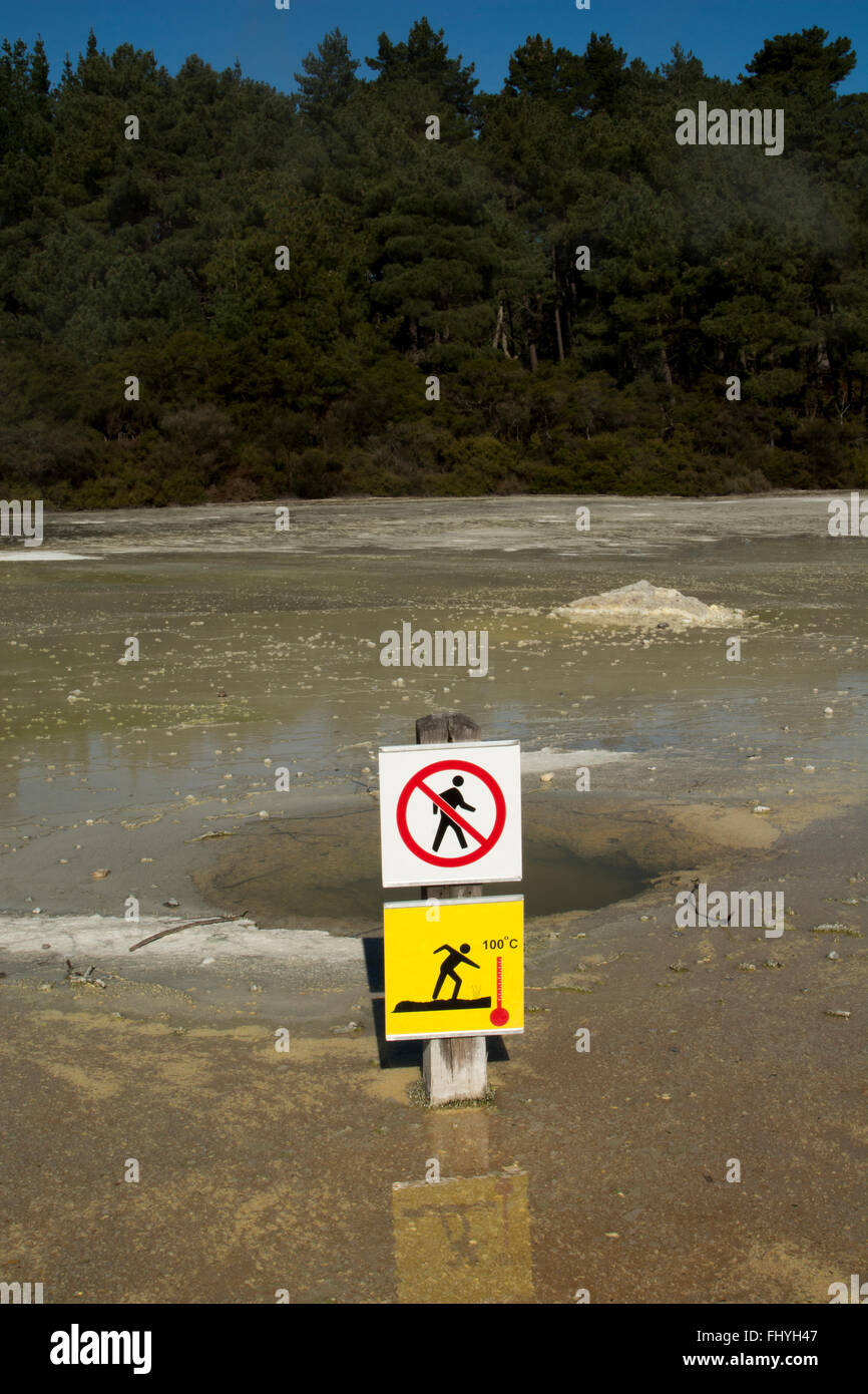 The Primrose Terrace is the largest sinter terrace in New Zealand ...