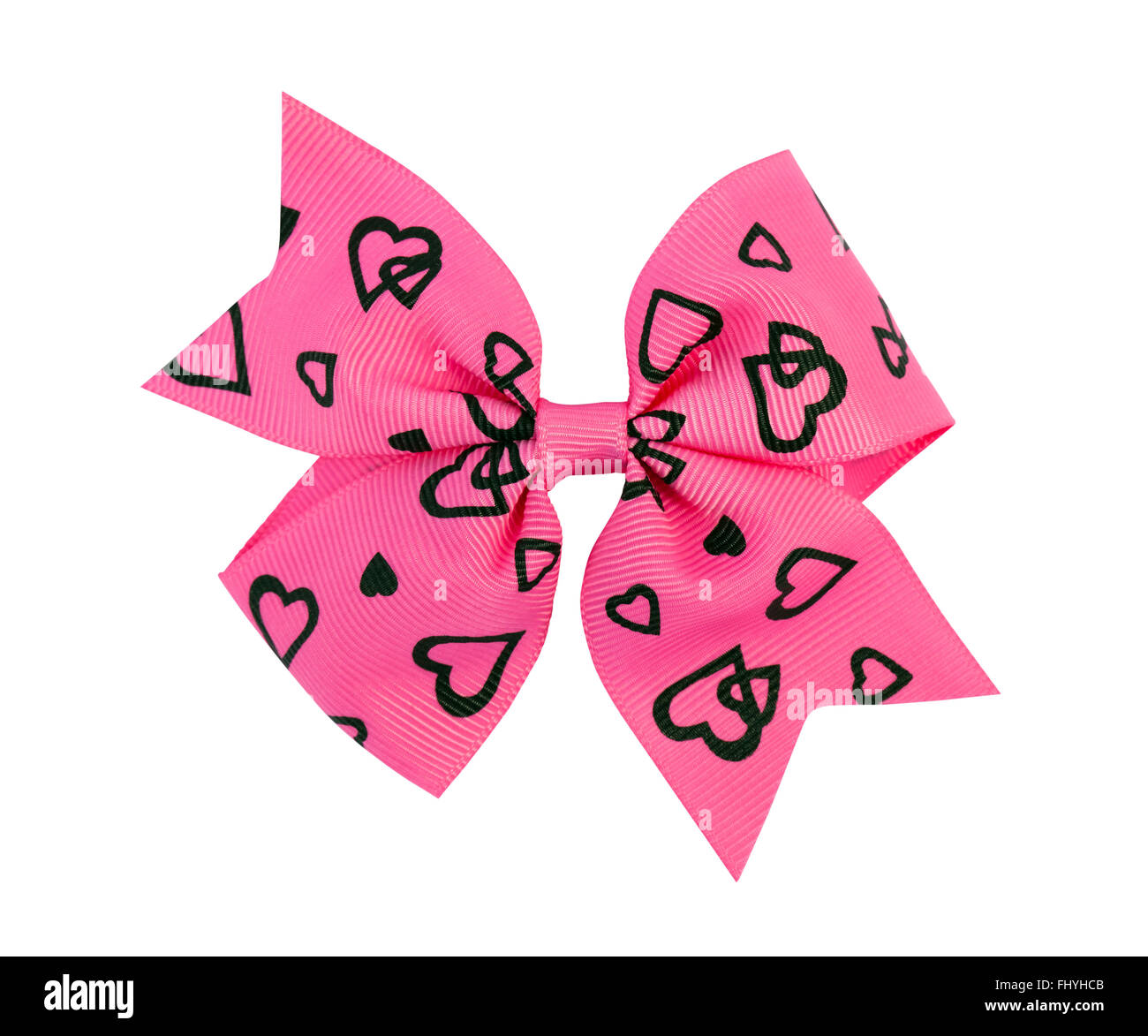 Pink ribbon bow red Cut Out Stock Images & Pictures - Alamy