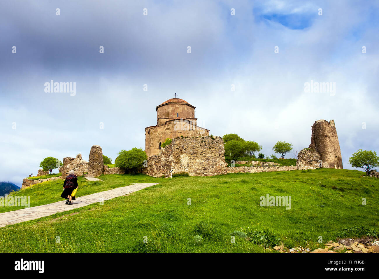 Jvari Monastery in Mtskheta, eastern Georgia Stock Photo - Alamy