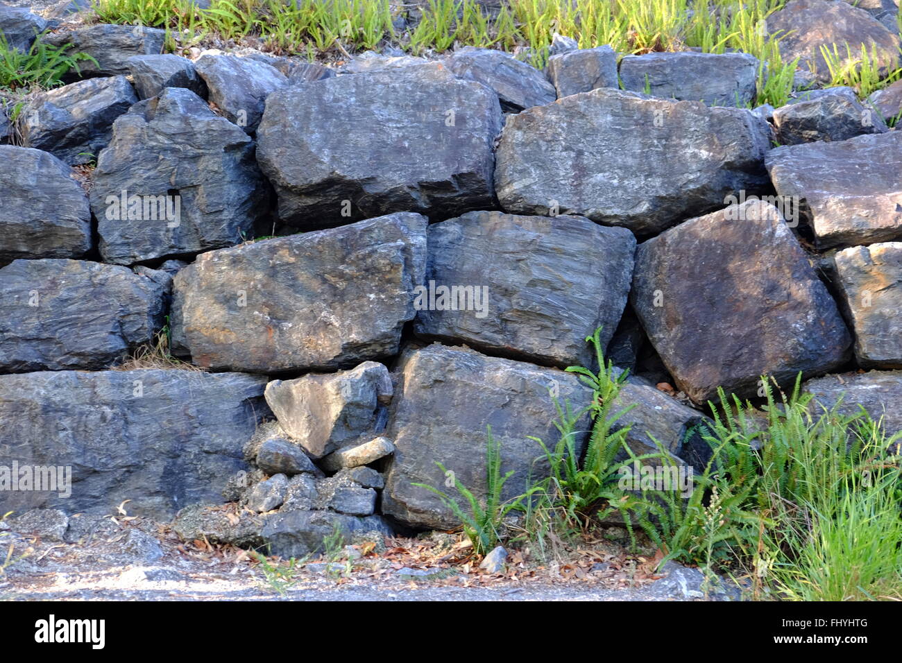 Rock embankment hi-res stock photography and images - Alamy