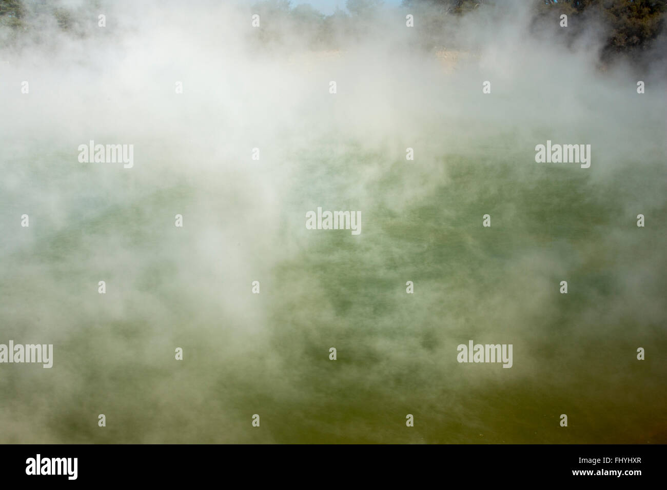 The Champagne Pool is with 65 meters diameter and 62 meters depth the ...