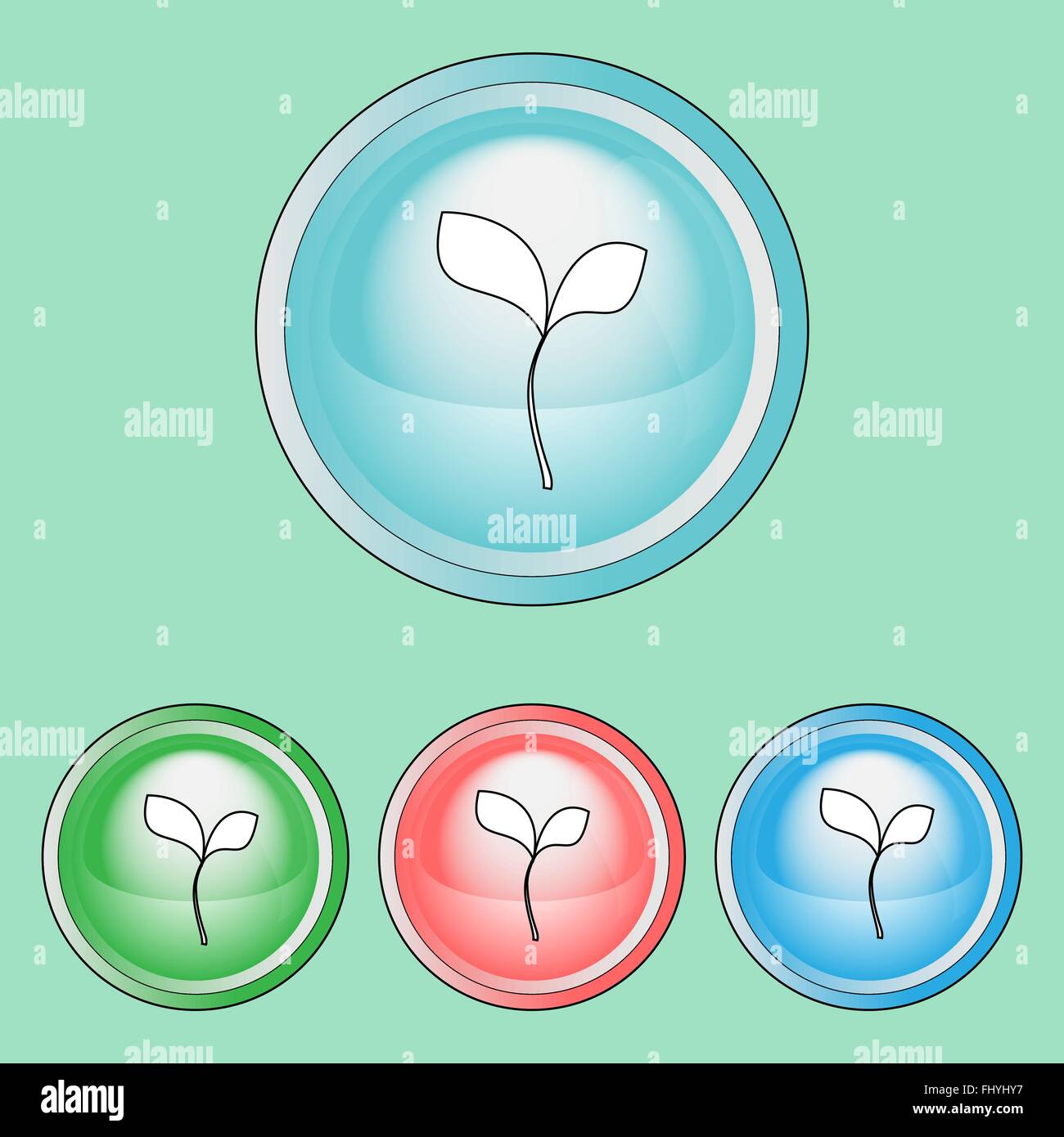 Ecological Natural Signs and Symbols Badges. Digital background vector ...