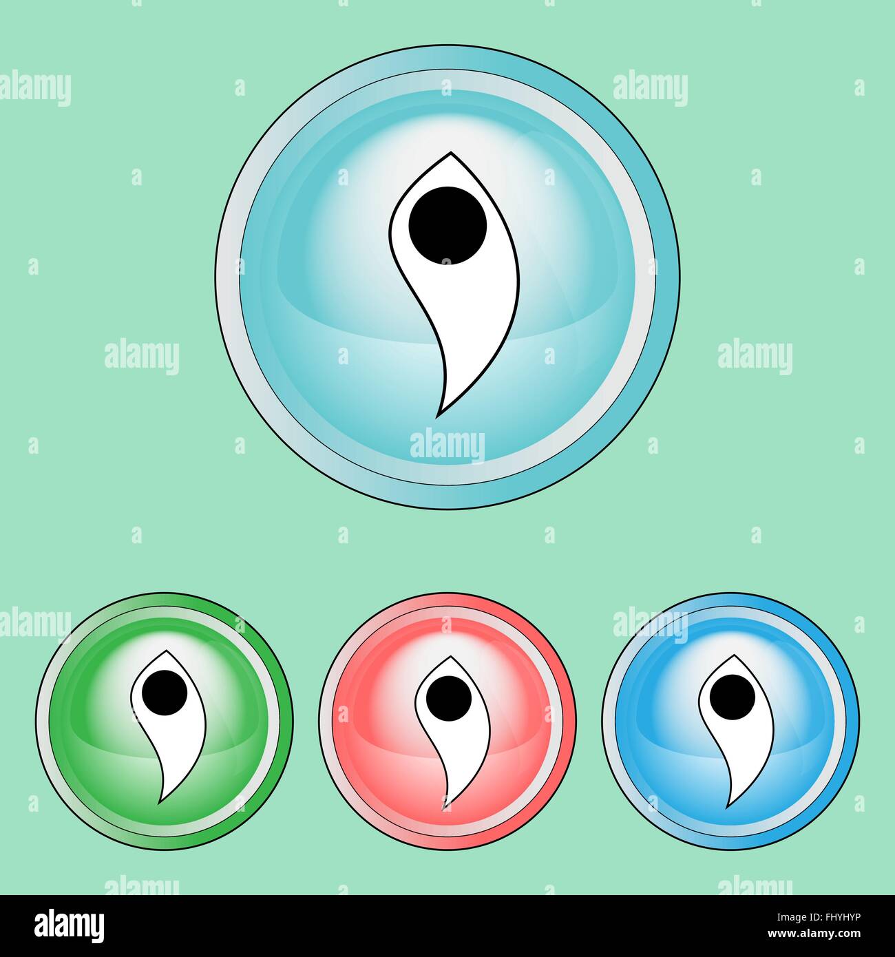 Ecological Natural Signs and Symbols Badges. Digital background vector ...