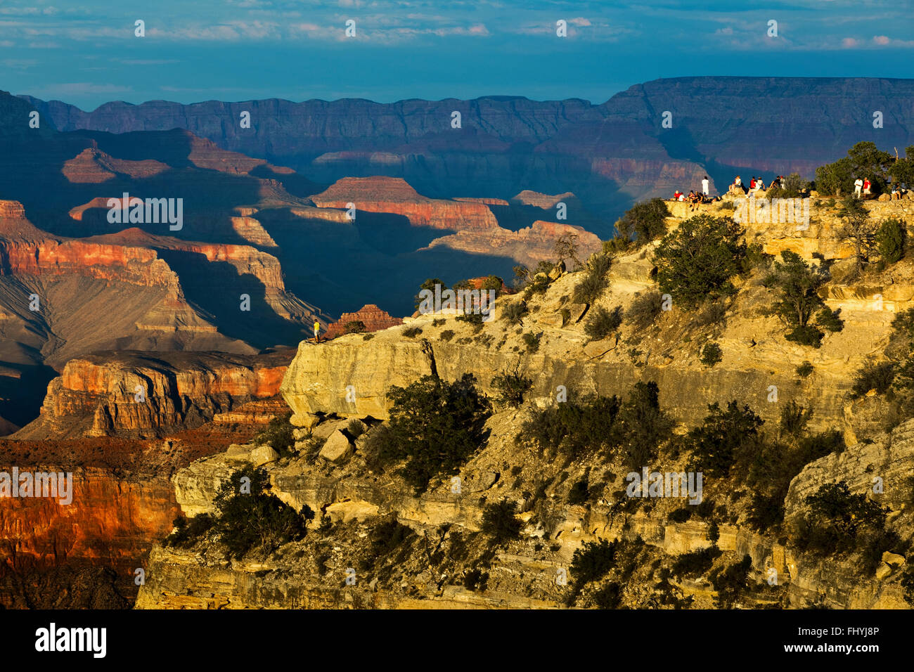 Grand Canyon National Park Hopi Viewpoint Stock Photo - Alamy