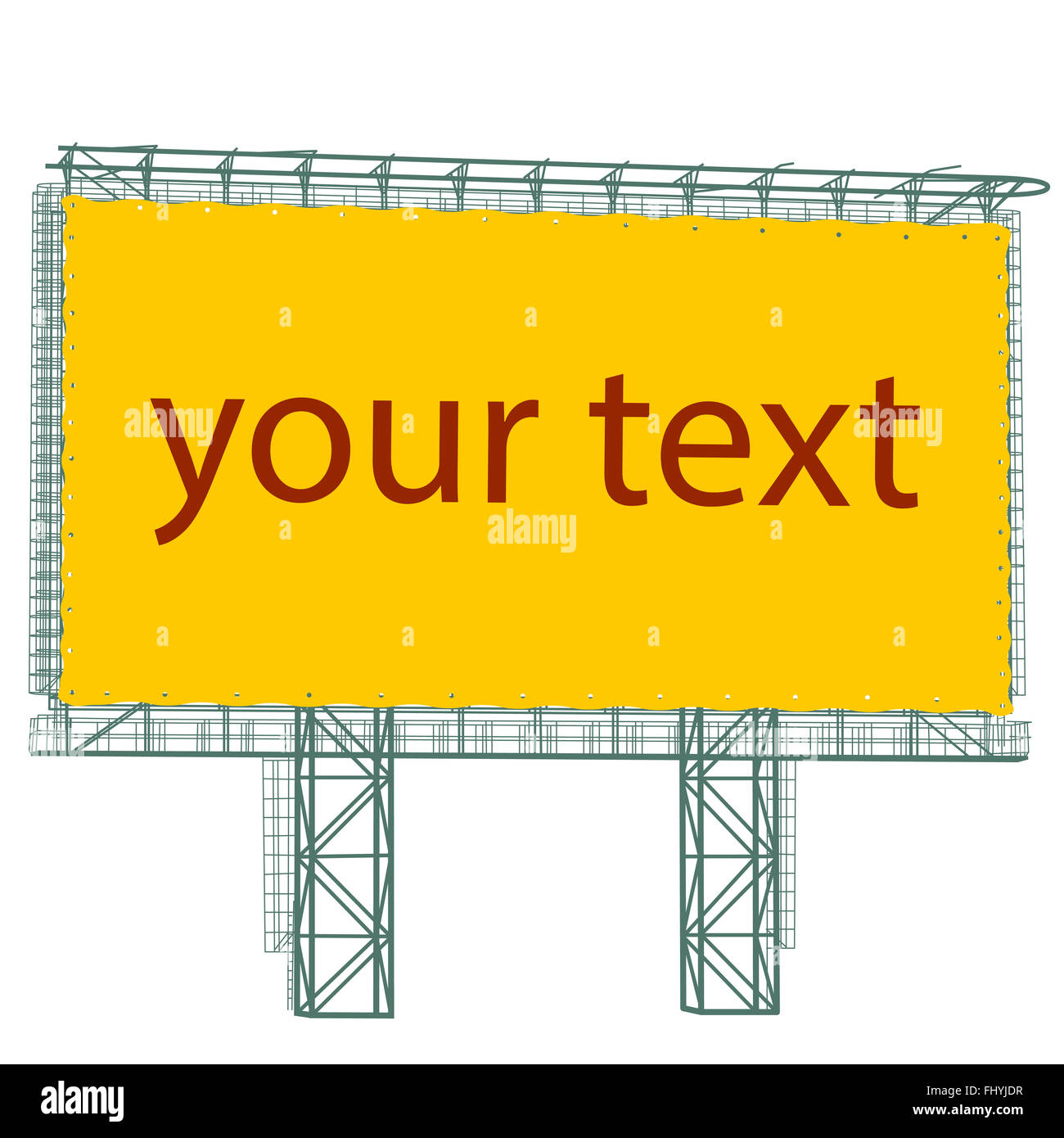 Metal structure billboard advertisement hi-res stock photography and ...