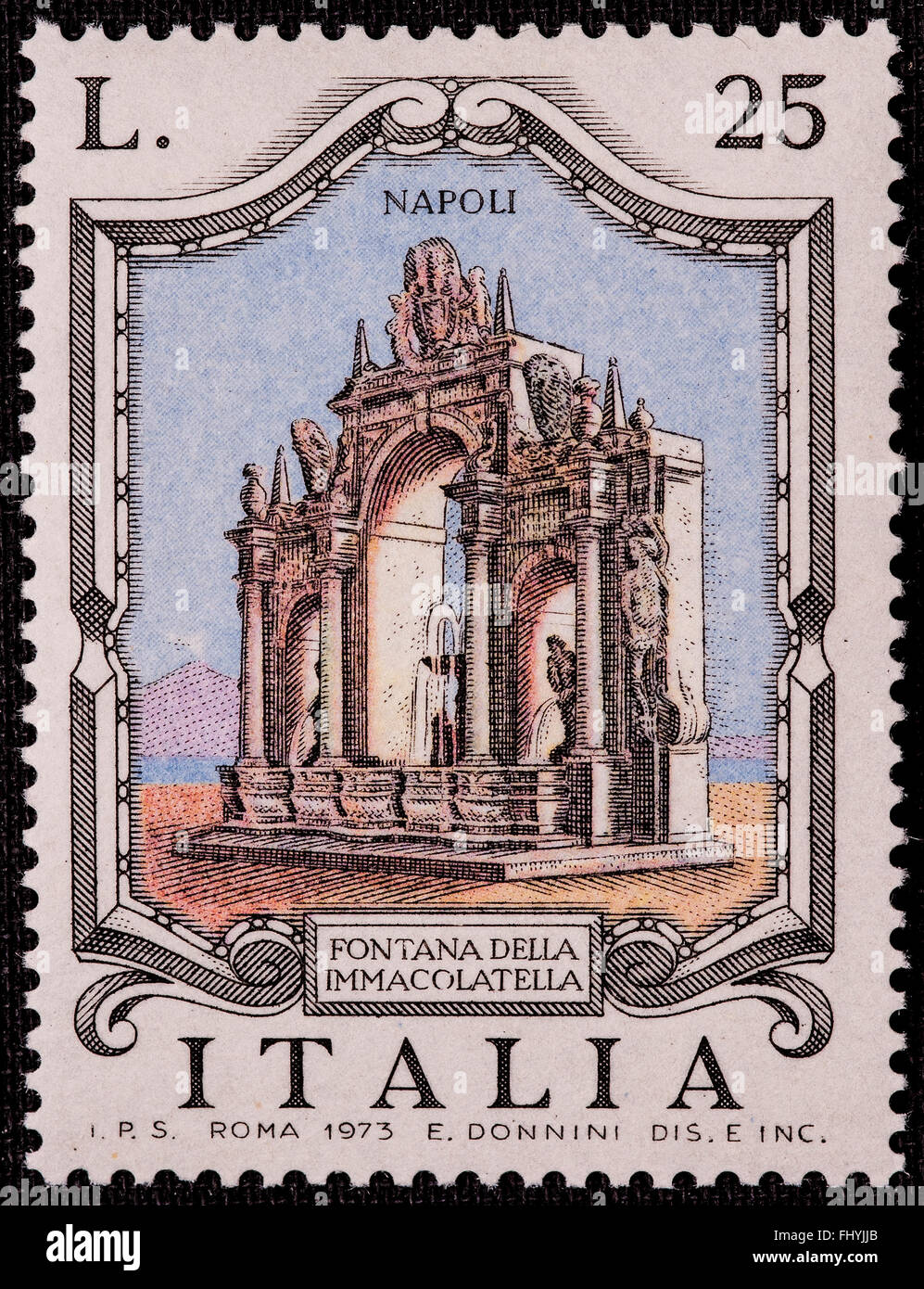 Napoli stamp hi-res stock photography and images - Alamy