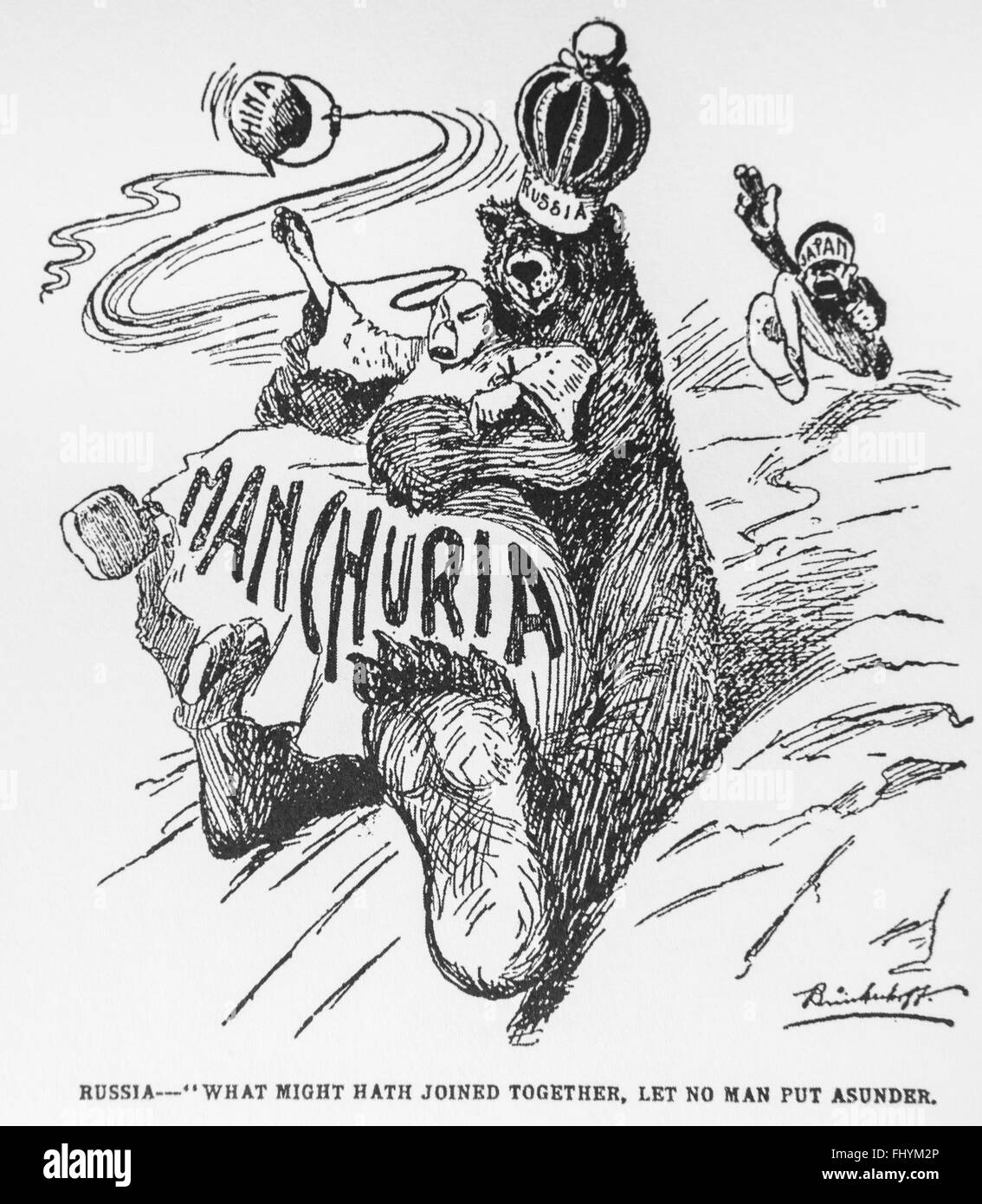 Manchuria Japanese Invasion Cartoon