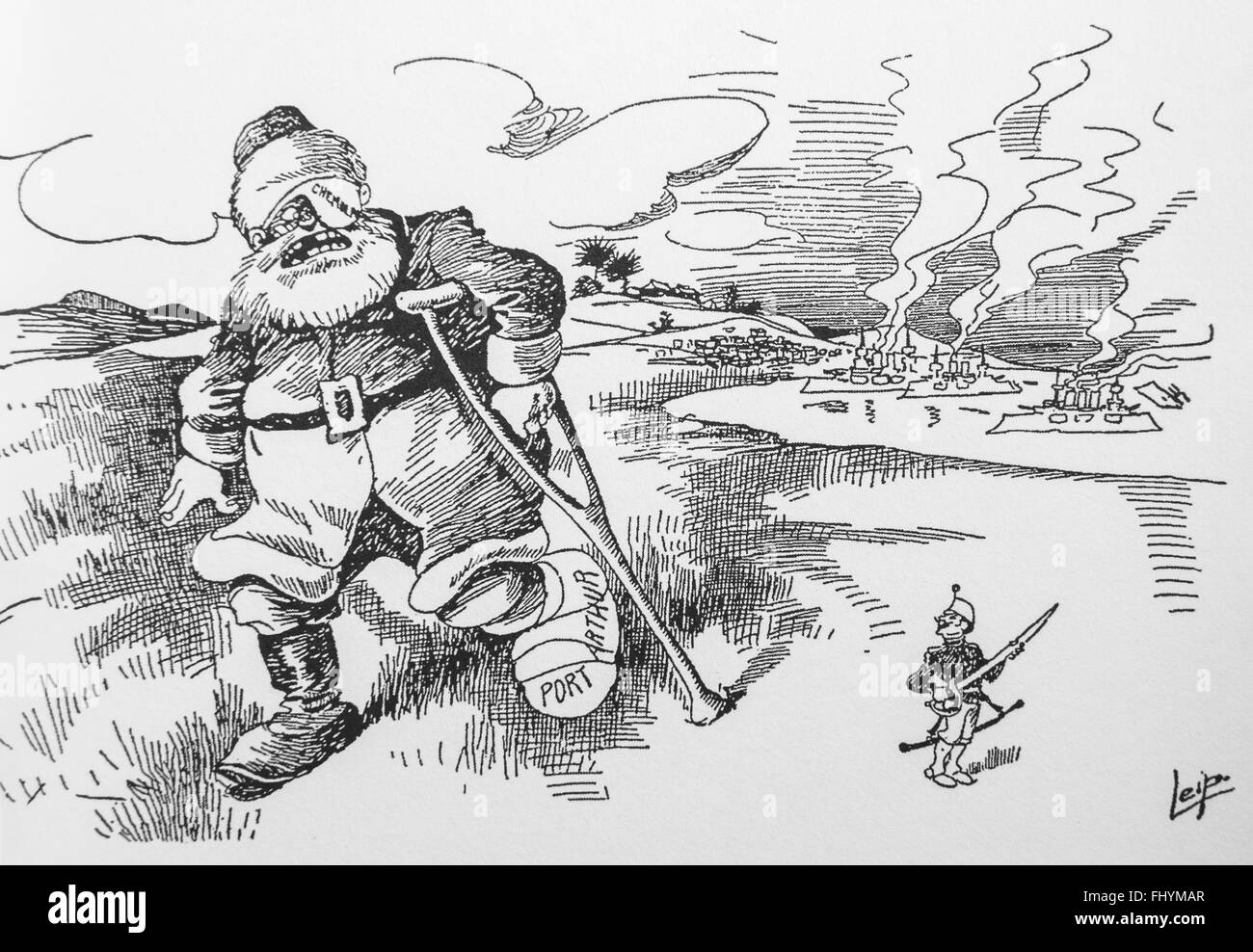 Manchuria Japanese Invasion Cartoon