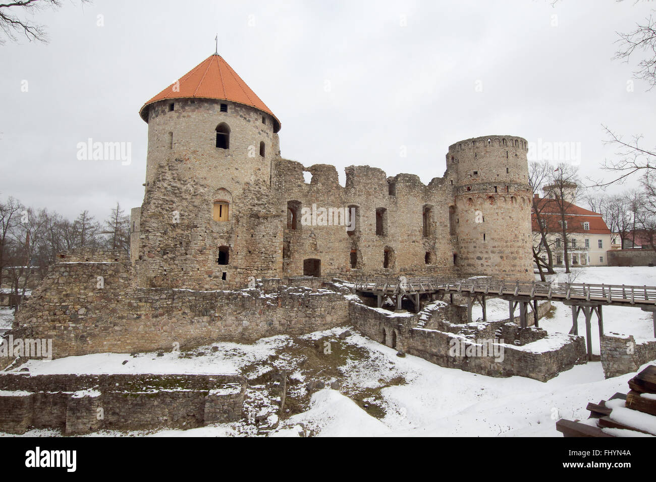 Cesis Castle (German: Wenden) is a Livonian castle situated in Cesis ...