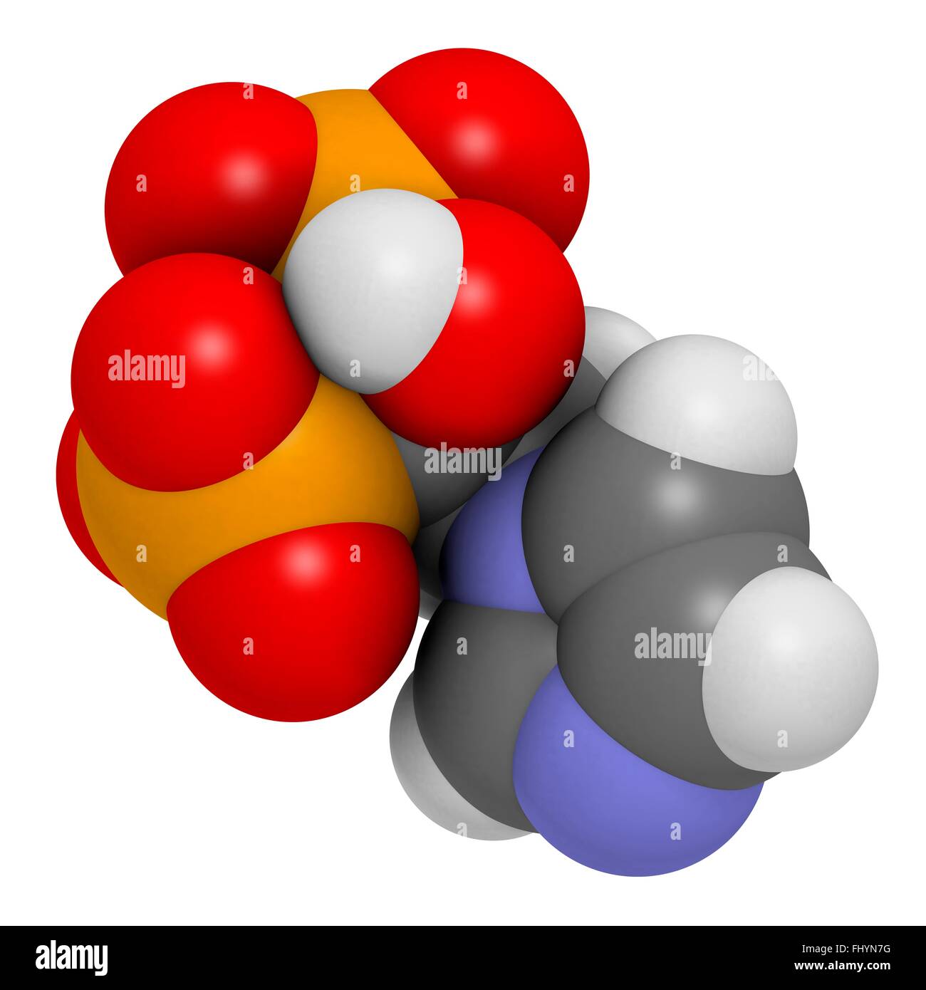 Zoledronic acid (zoledronate) osteoporosis drug molecule ...