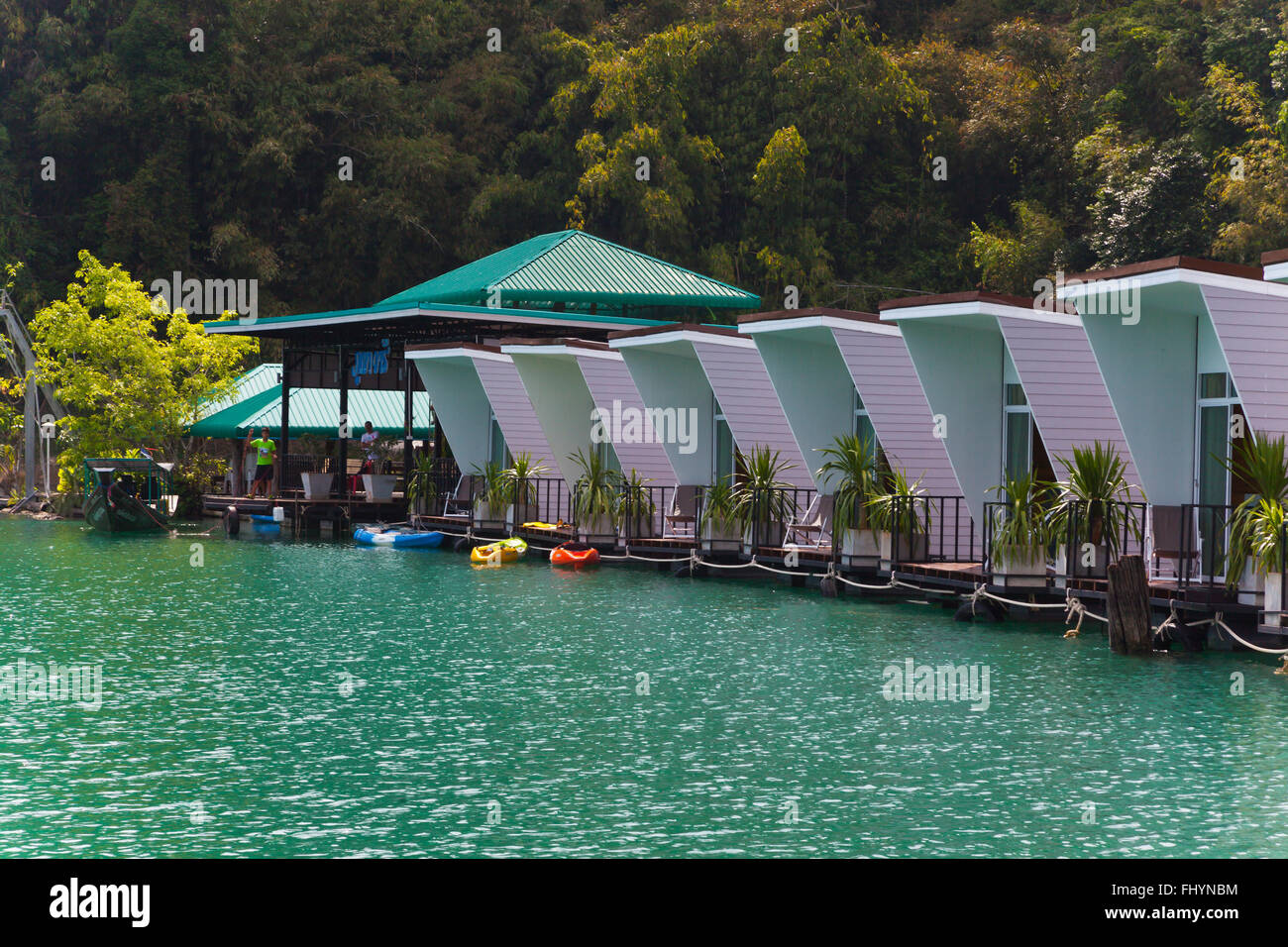 PHUPHA WARREE RAFT HOUSE provides high end accommodations on CHEOW EN ...