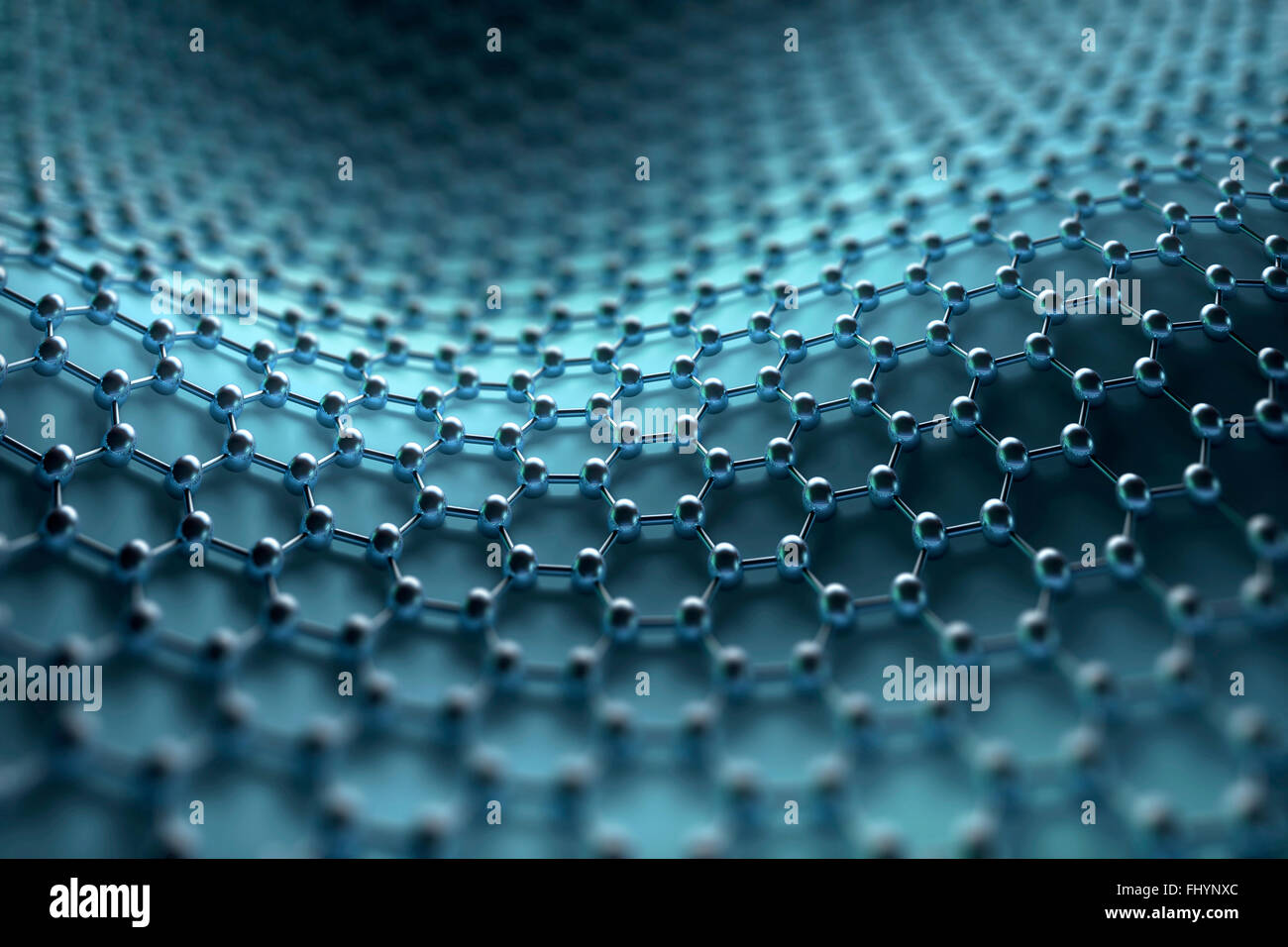 Graphene sheet, illustration Stock Photo - Alamy