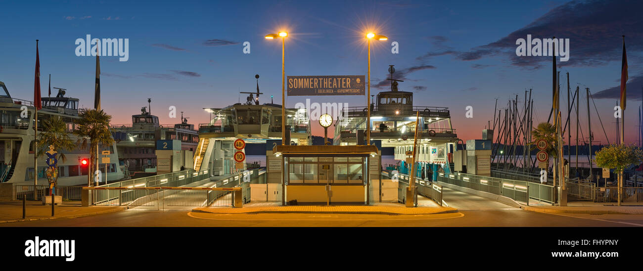 Germany, Constance, Ferry port Staad at daybreak Stock Photo - Alamy