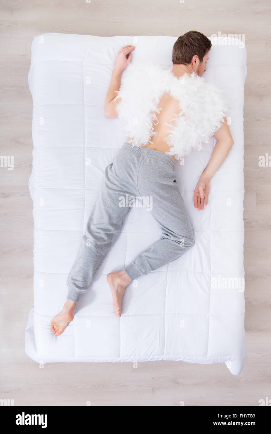 Sleeping angel and night hi-res stock photography and images - Alamy
