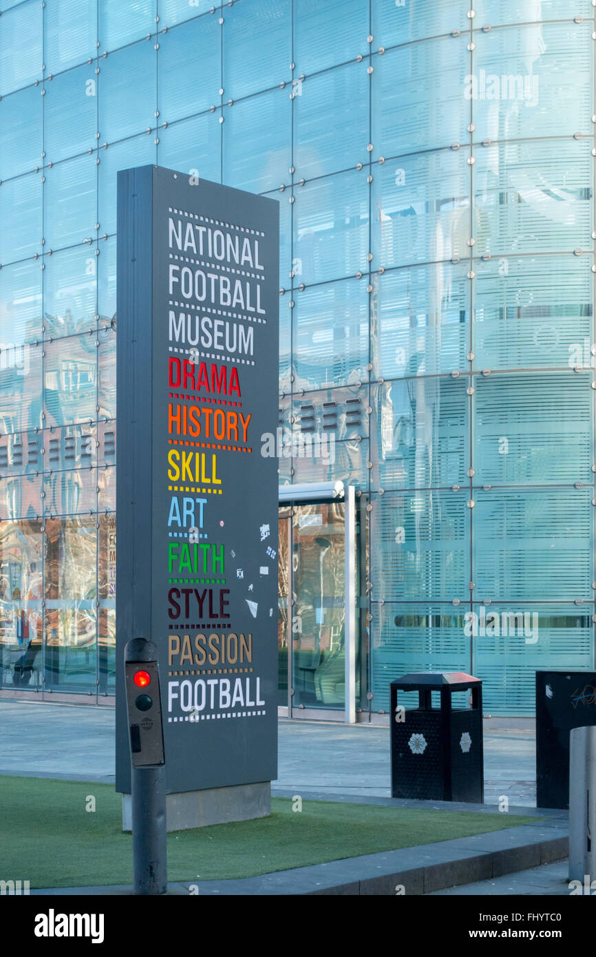 The National Museum of Football in Manchester City Centre, UK Stock ...
