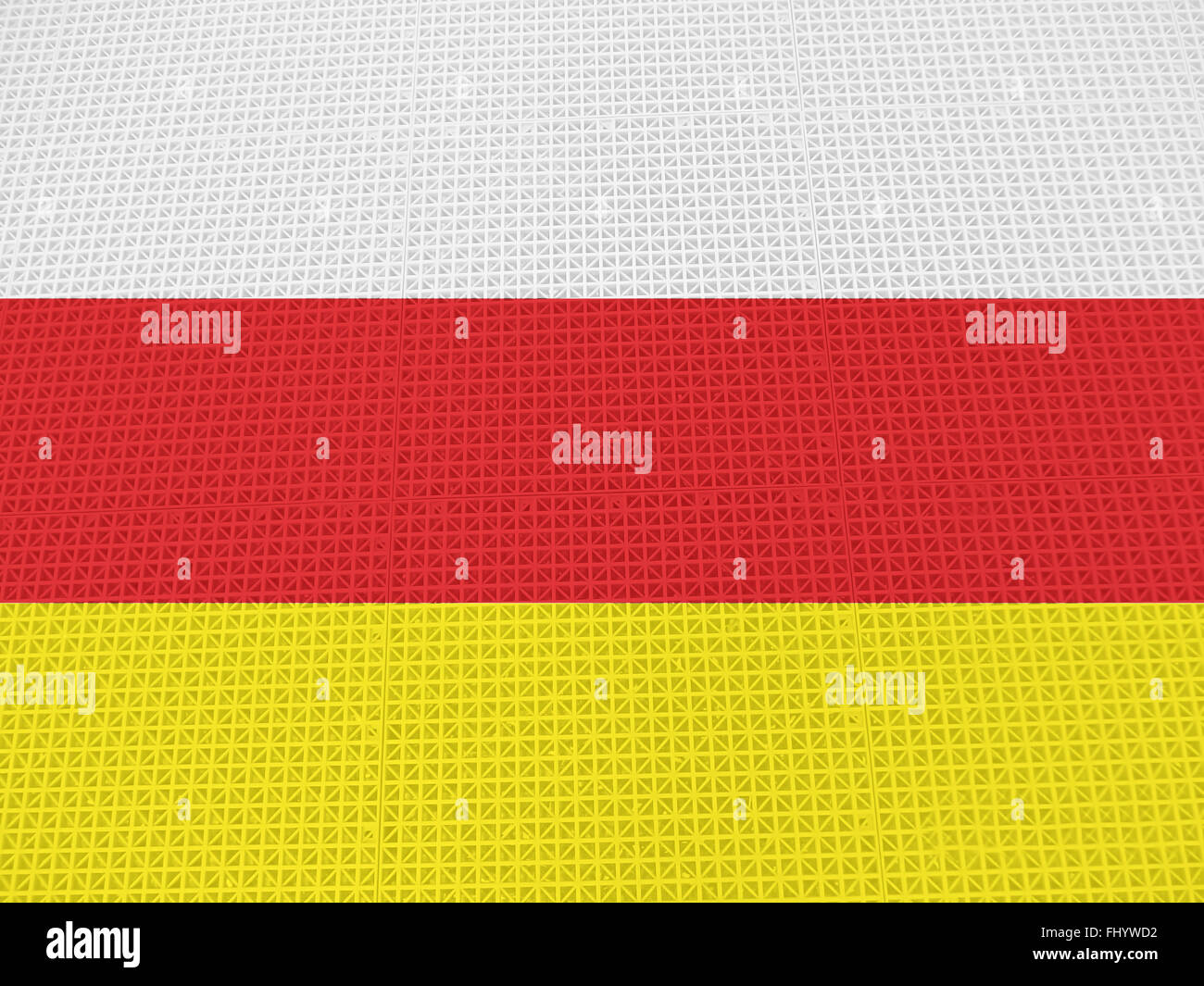 Flag of North Ossetia - Alania Republic, Russia Stock Photo - Alamy